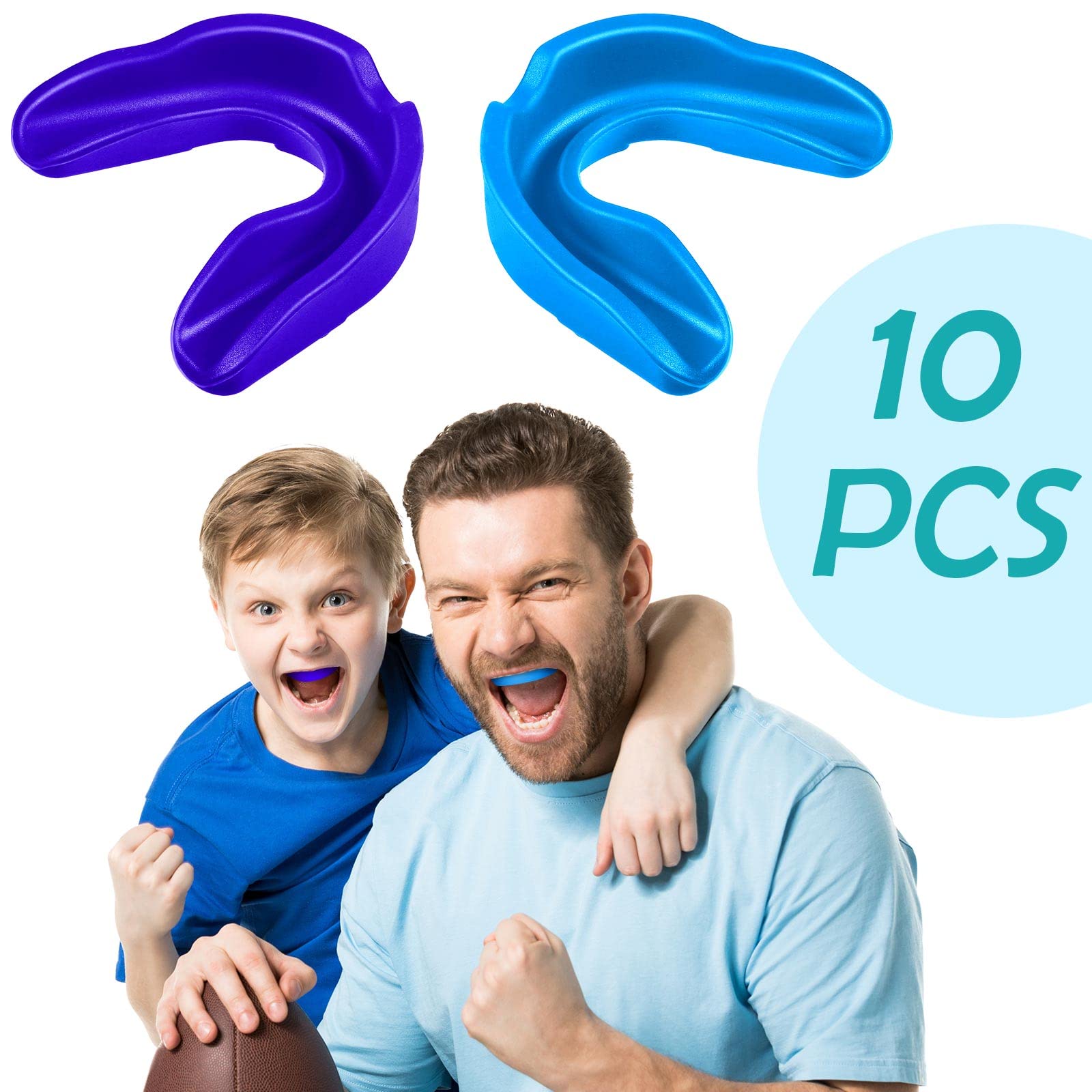 Snapklik.com : 10 Pcs Sport Mouth Guards Gum Teeth Armor Game Guard For ...