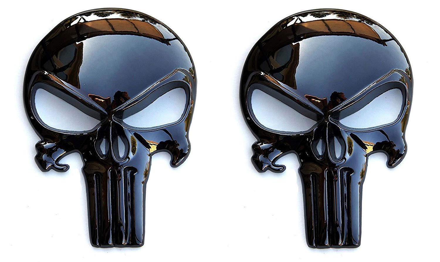 Buy Freedom - Magwell Metal Decal/Sticker - Punisher Skull (2 Pack ...