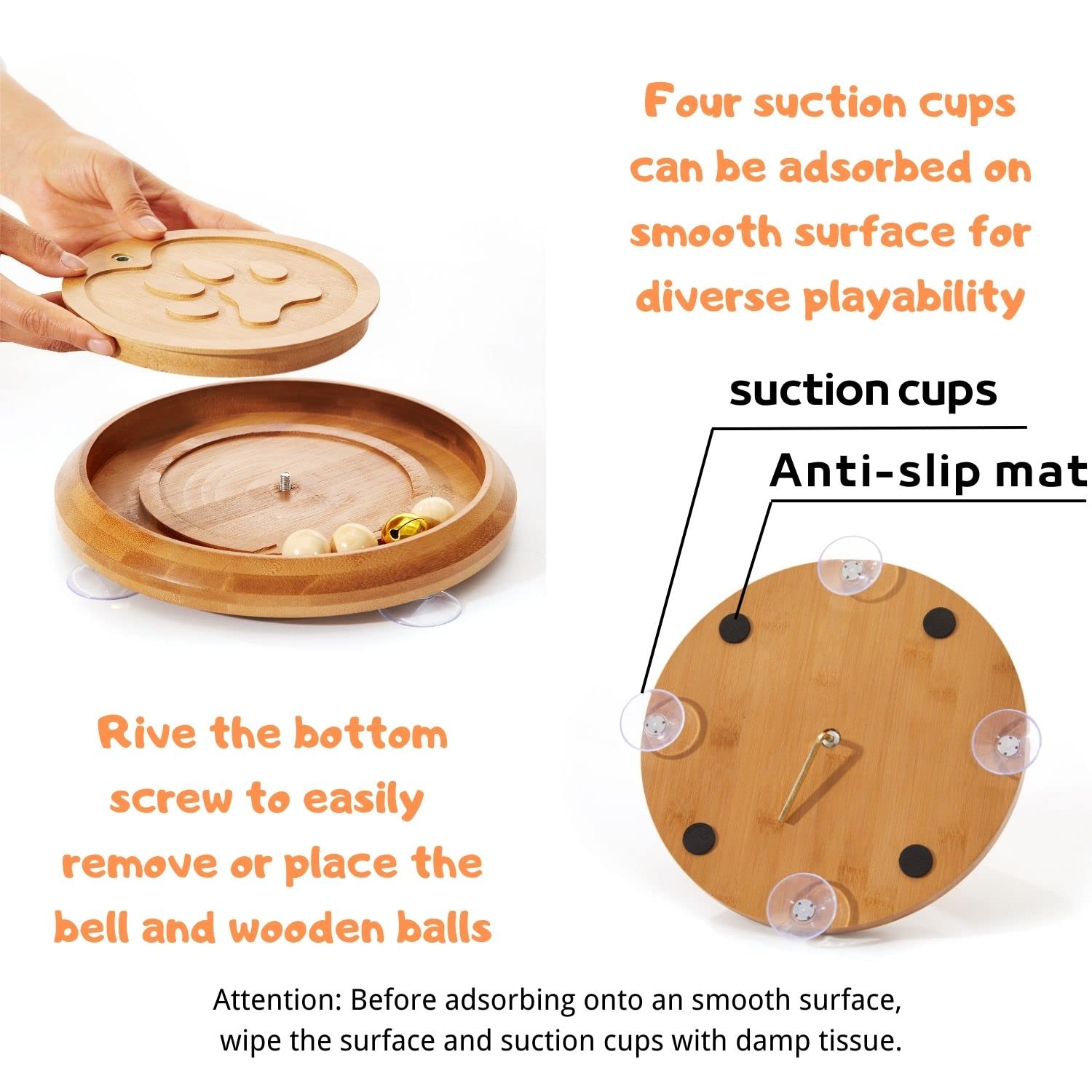 Snapklik.com : LOLLIMEOW Cat Ball Track Toy - Interactive Spinning ...