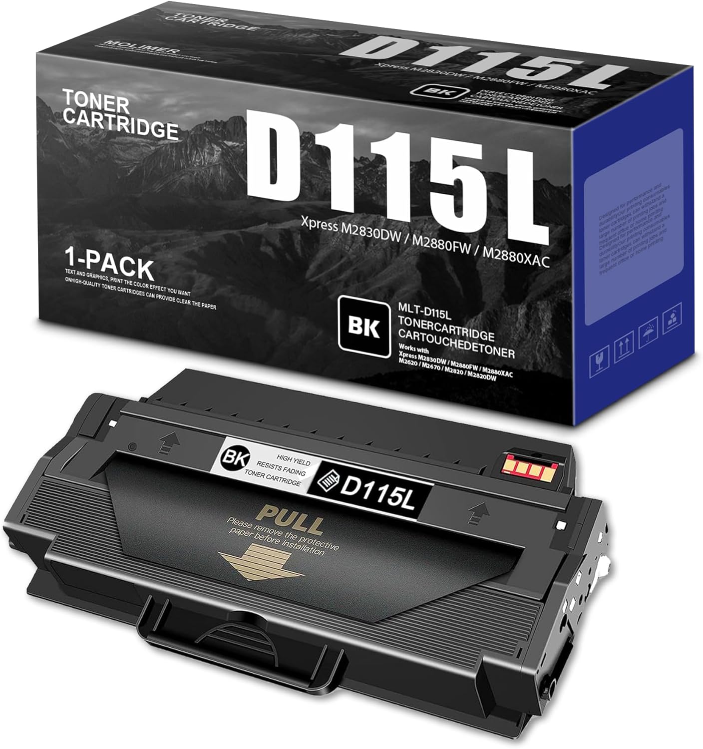 Amazon.com: MLT-D115L D115L Black High Yield Toner Cartridge Replacement for Samsung MLT-D115L ...