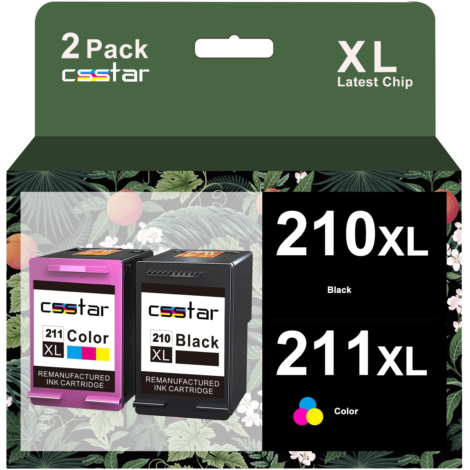 Amazon.com: 210XL Black Ink Cartridge Replacement for Canon 210XL 211XL ...