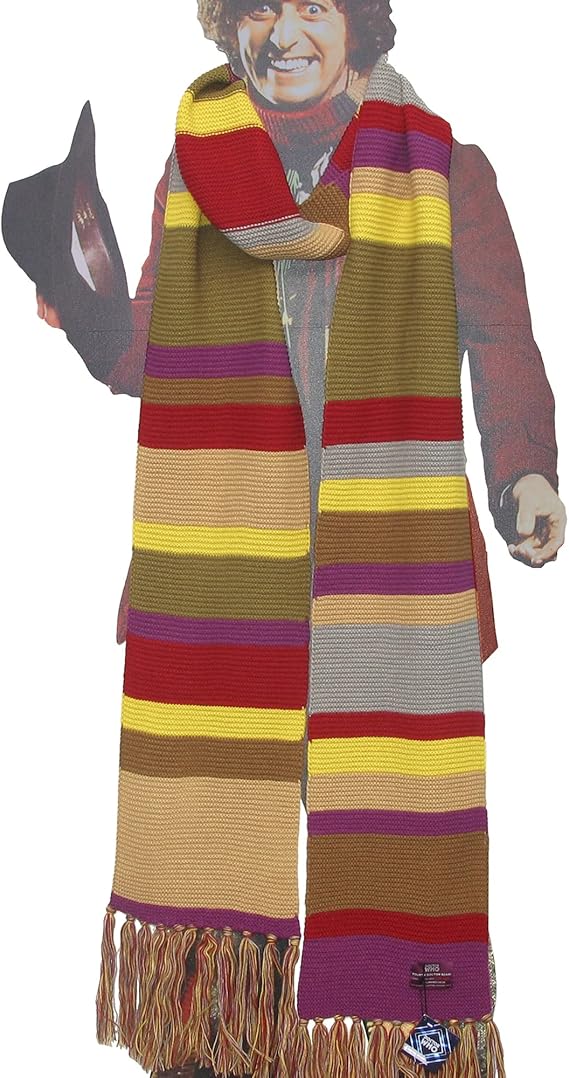 DOCTOR WHO Scarf - Official BBC Tom Baker Scarf- Fourth Doctor Scarf by ...