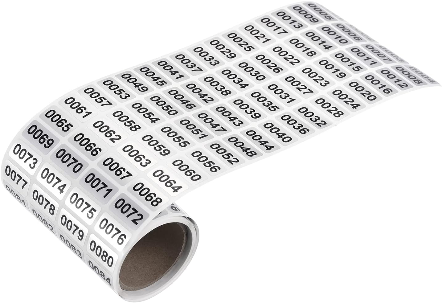 sourcing map 1 to 1000 Consecutive Number Stickers Inventory Label ...