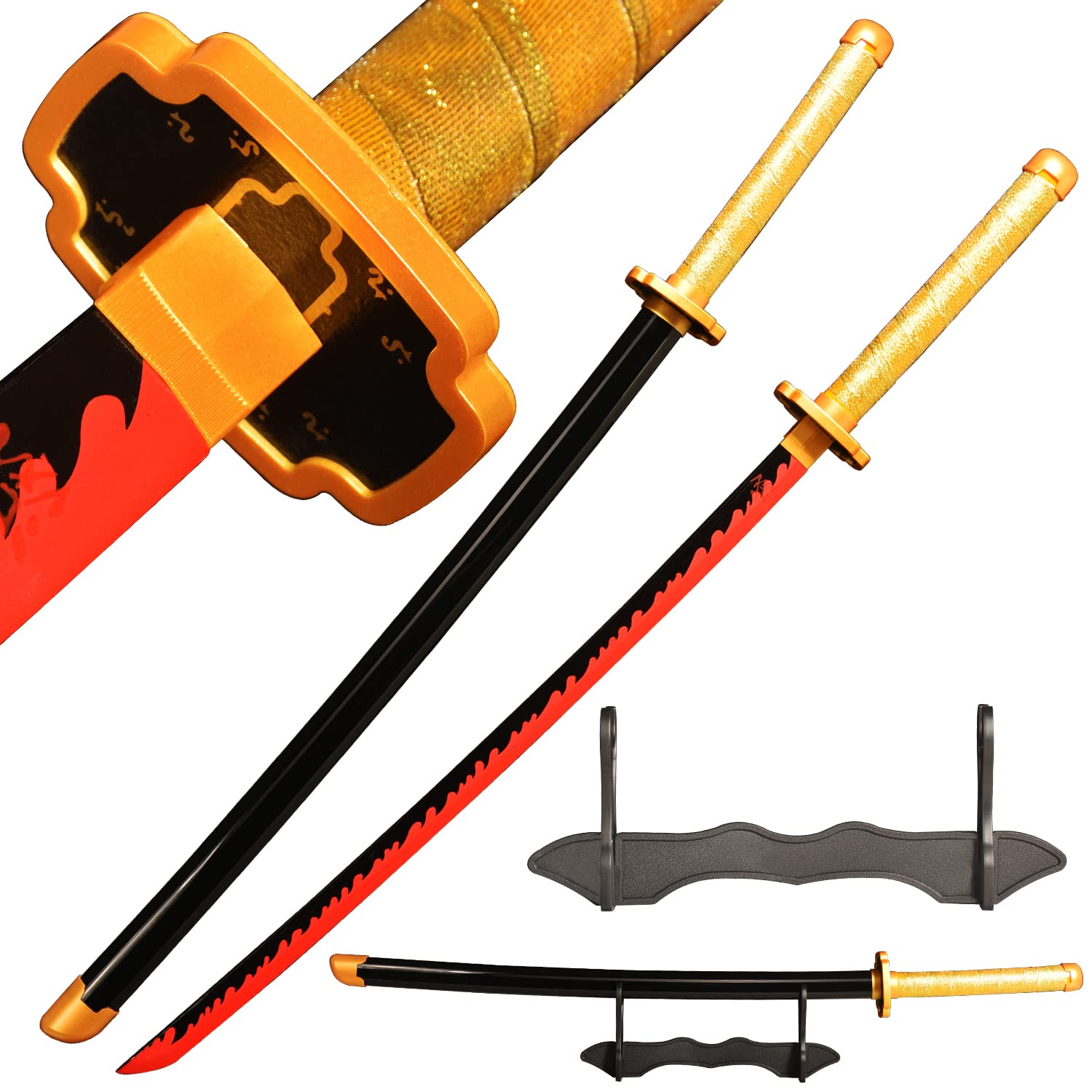 Wanjun Bamboo Anime Demon Slayer Sword Cosplay Tsugikuni Yoriichi Sword ...