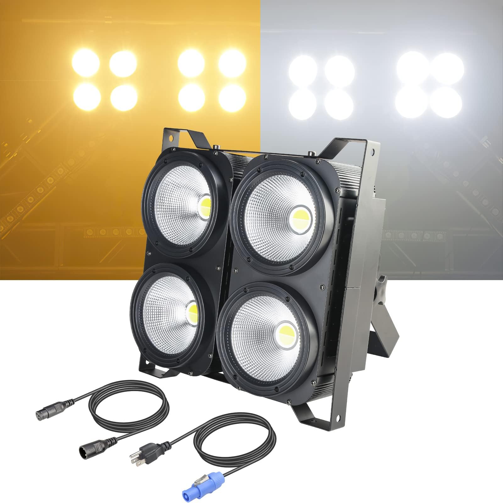 Amazon.com: 4x100w Cob Led Par Lights, Cob Led DMX Blinder Stage Lights ...