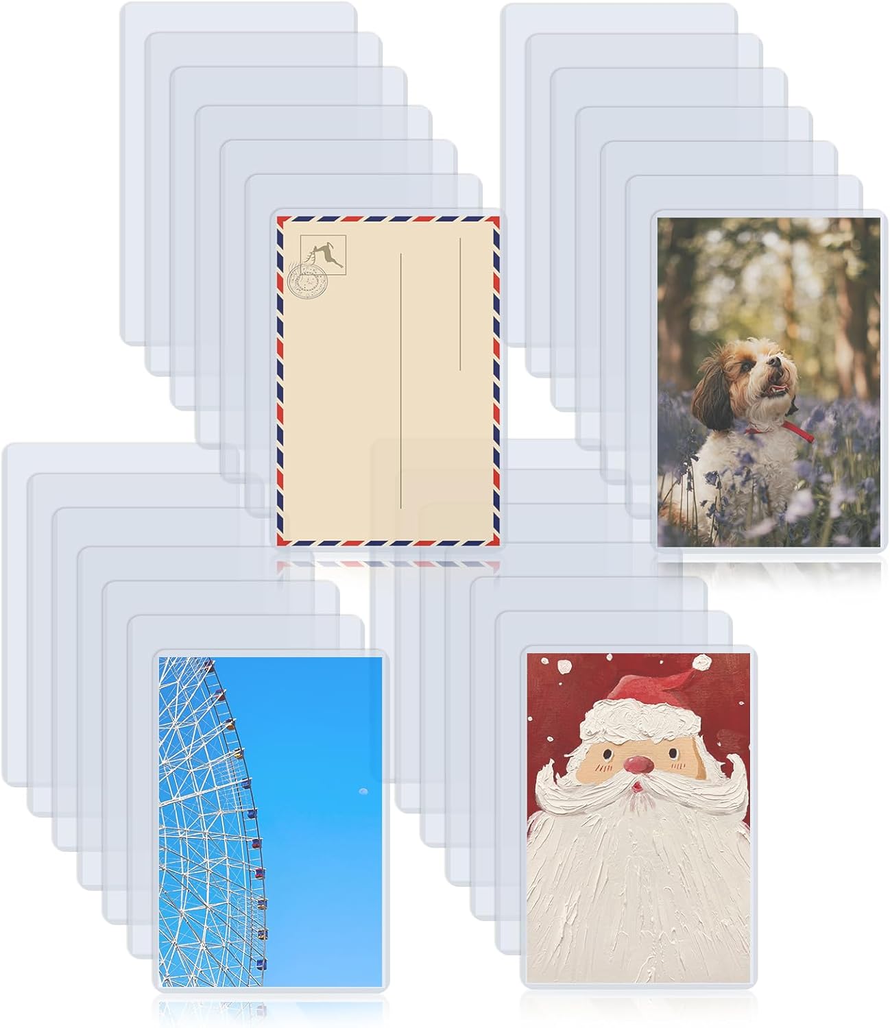 Amazon.com : Rainmae 40 Pack 5" x 7" Rigid Print Protectors, Clear ...