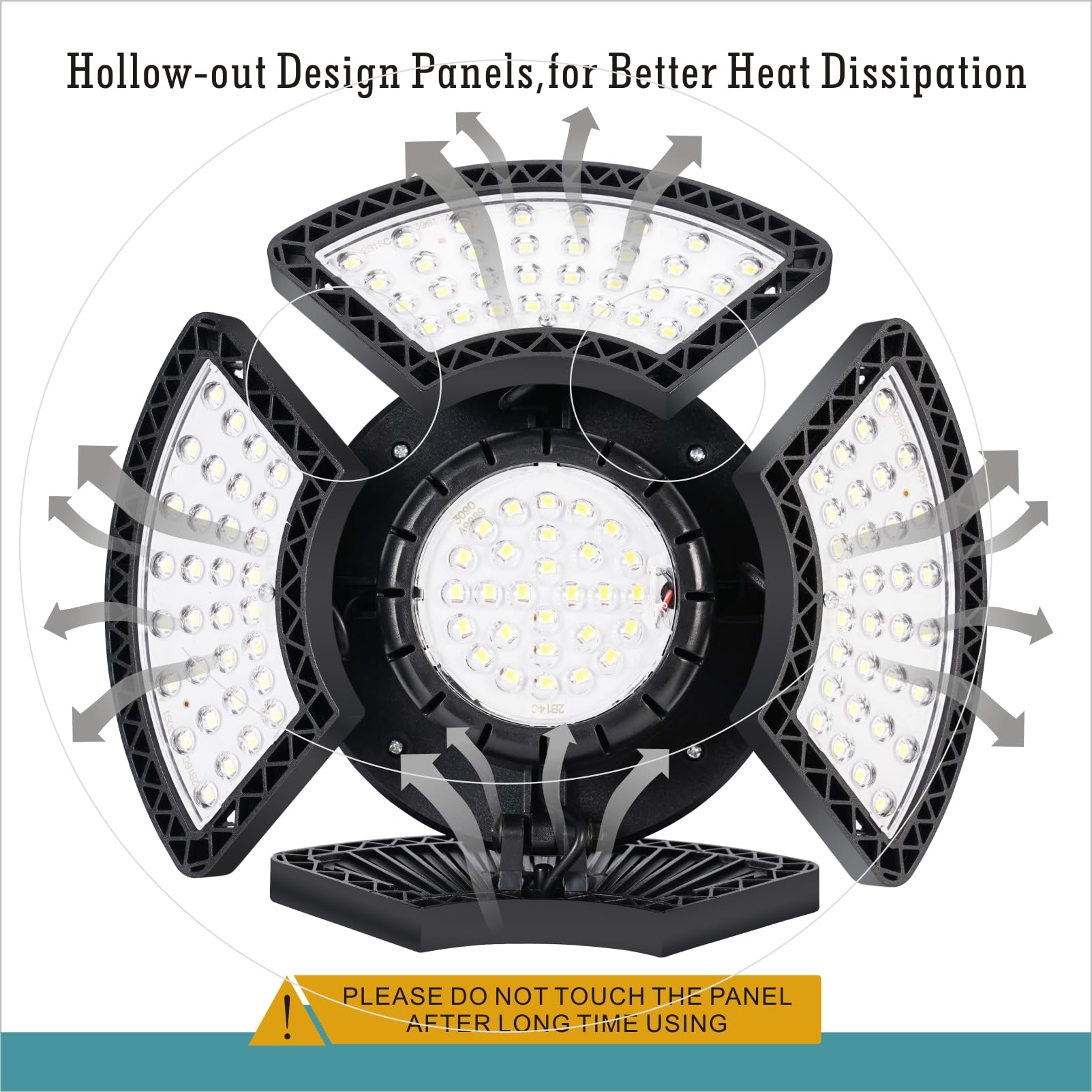 Snapklik.com : LED Garage Light Bulb, 150W 15000 Lumens Super Bright ...