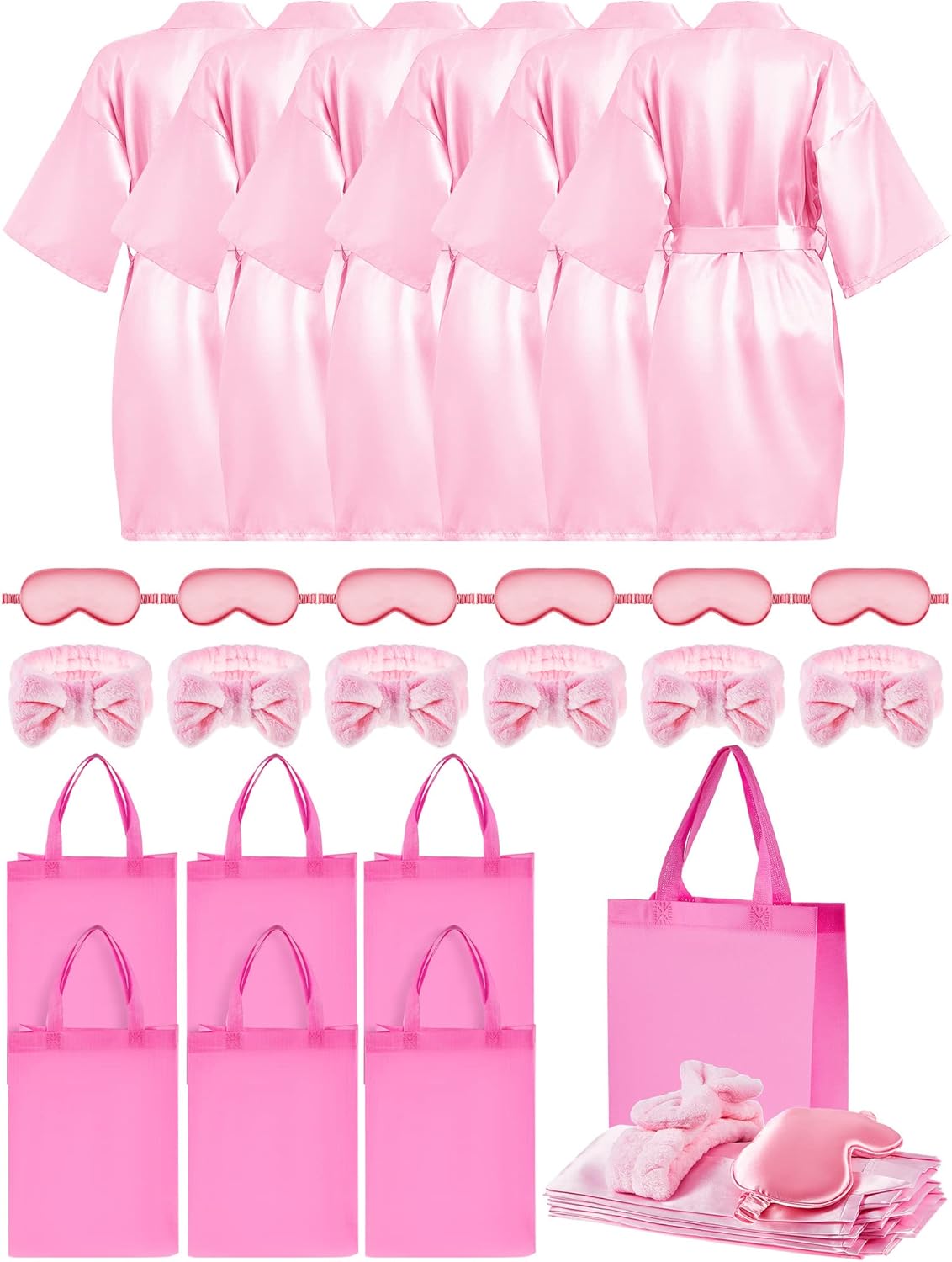Amazon.com: 24 Pcs Kids Spa Party Supplies for Girls 6 Spa Party Robes ...