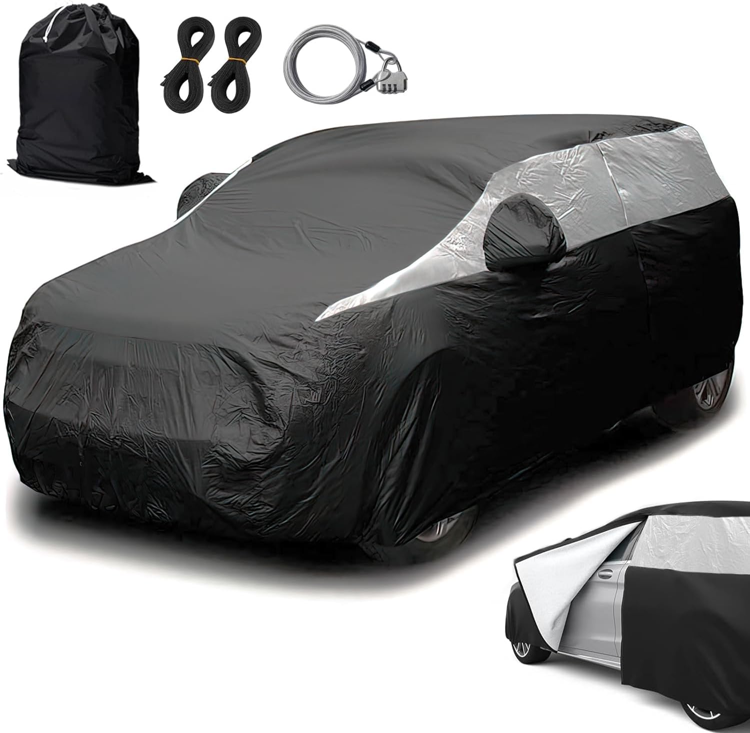 Garselay Cubierta para Auto, Funda de Coche Exterior para SUV, Funda ...