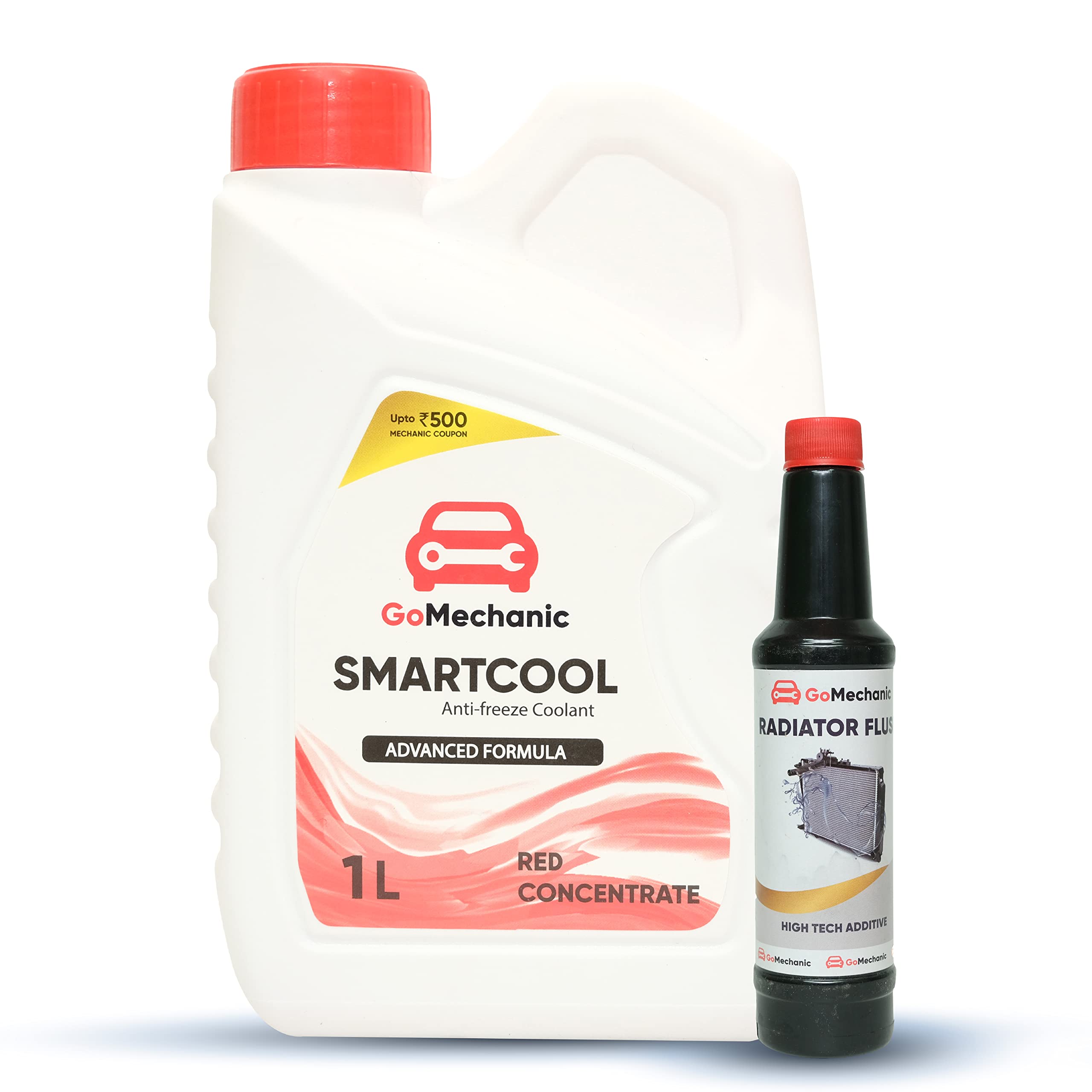Buy GoMechanic Smartcool Red Coolant & Antifreeze (1L) 1:3 With ...