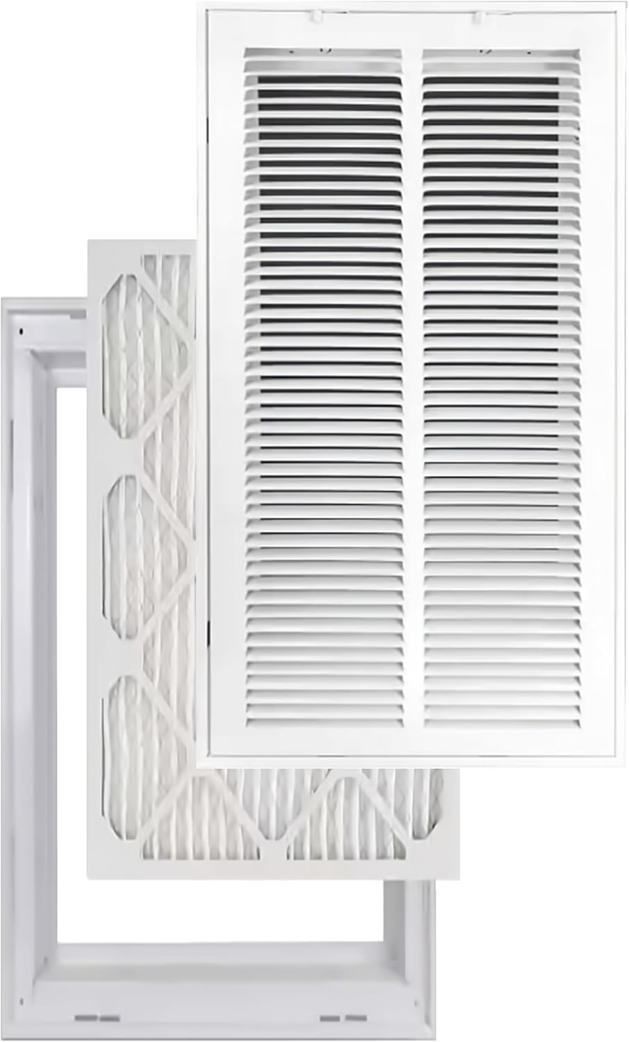 Venti Air 12" X 24" Steel Return Air Filter Grille with MERV 11 Filter ...