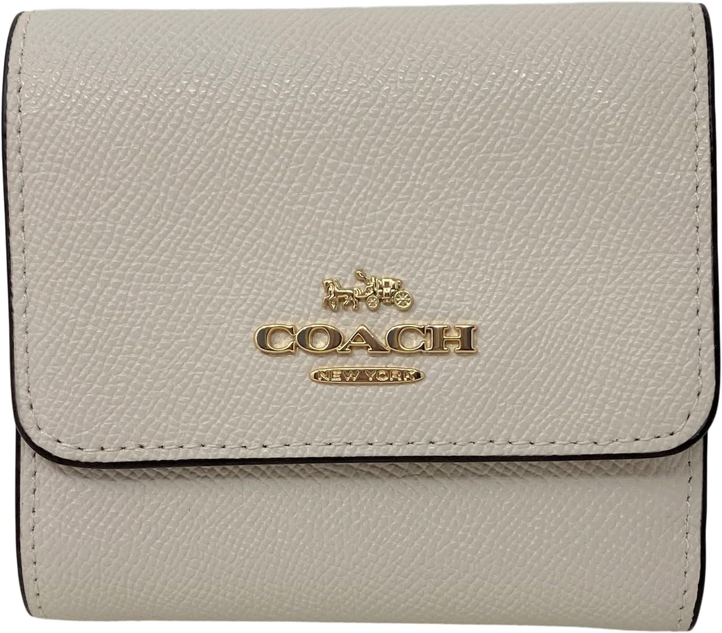 Amazon.com: COACH Small Trifold Wallet With Floral Cluster Print ...