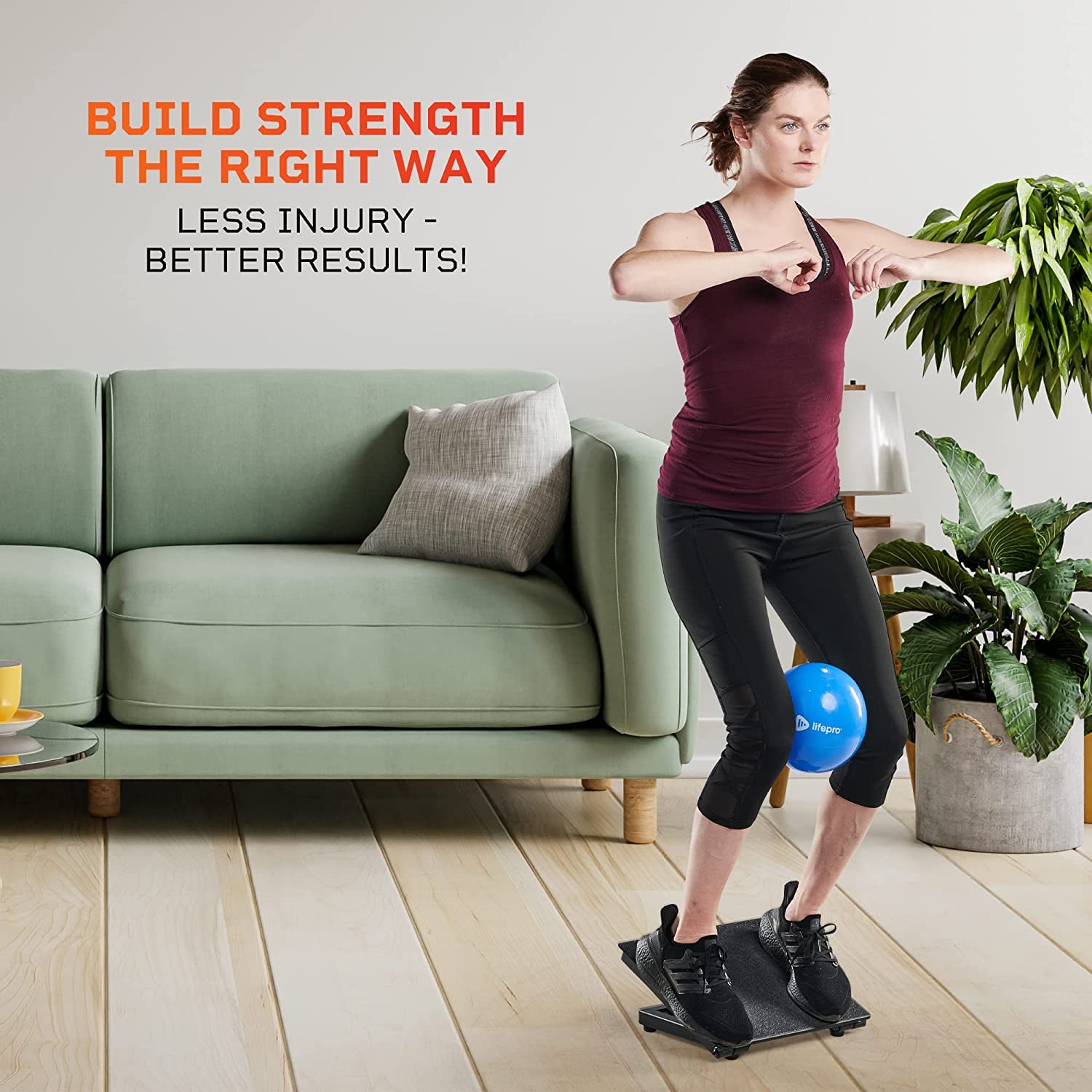 Lifepro Calf Stretcher Slant Board - Incline Board for Calf Stretching ...