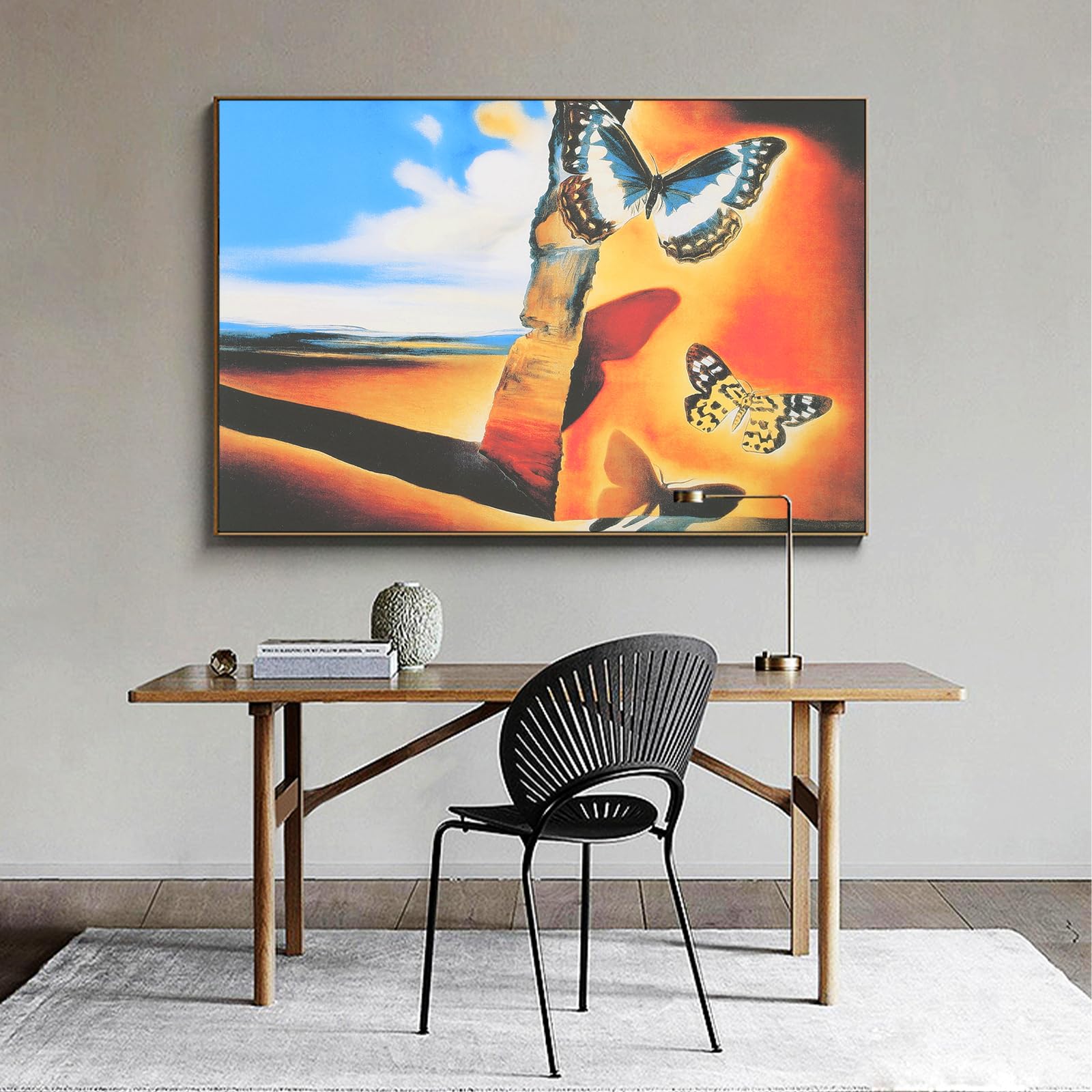 Landscape With Butterflies Salvador Dali Painting Salvador Dalí's