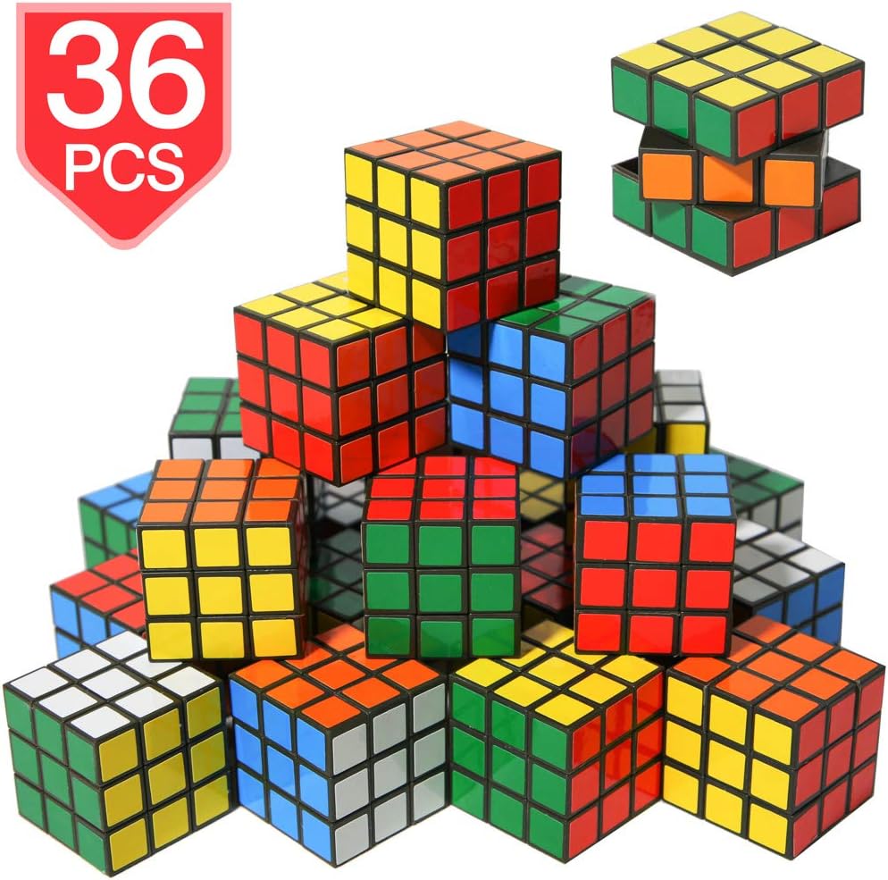 Amazon.com : PROLOSO Mini Cubes Party Puzzle Toys 3x3x3 Magic Speed ...