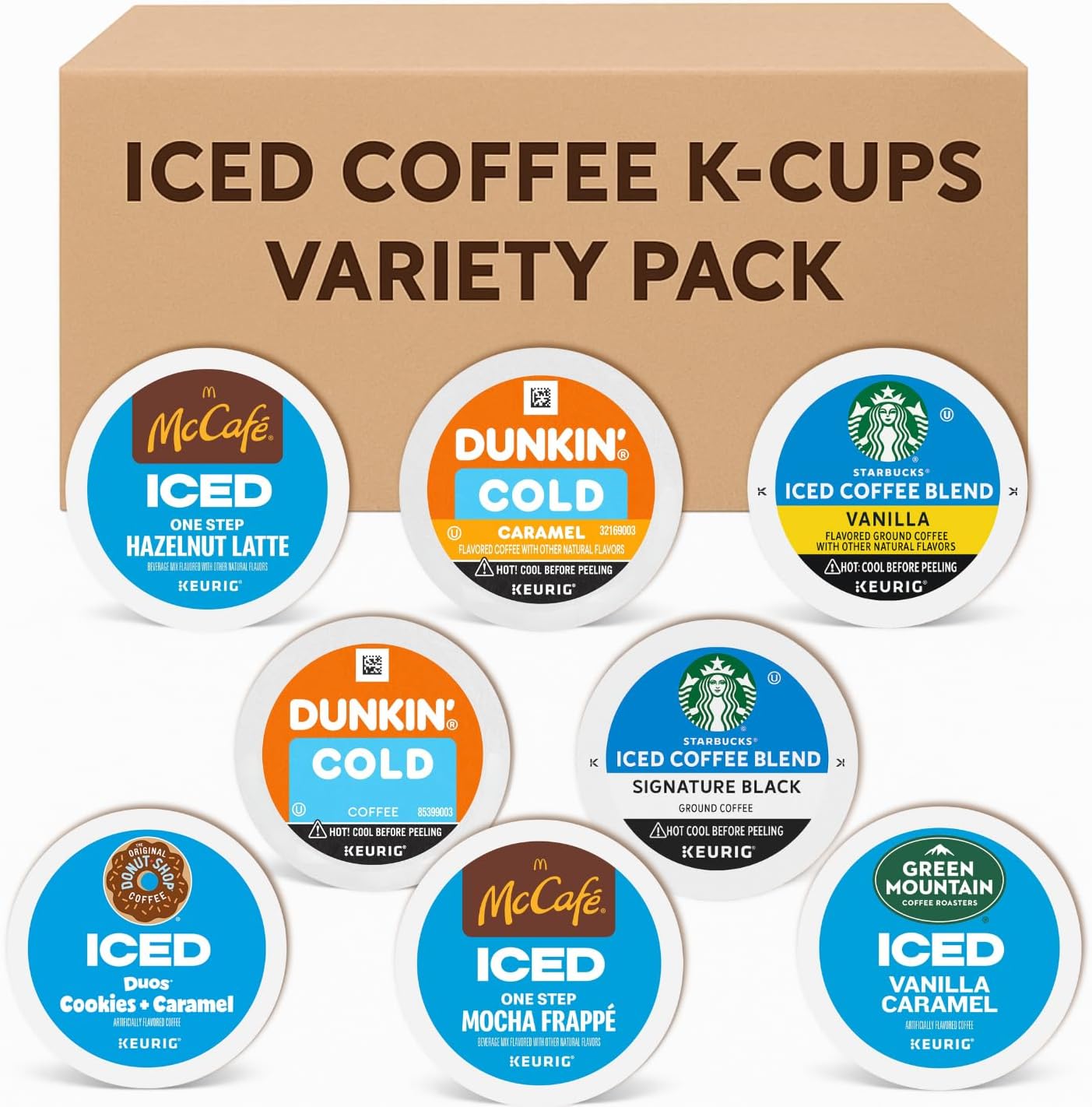 Amazon.com: 30-Count Cold Brew& Iced Coffee K-Cup Pods Variety Pack ...