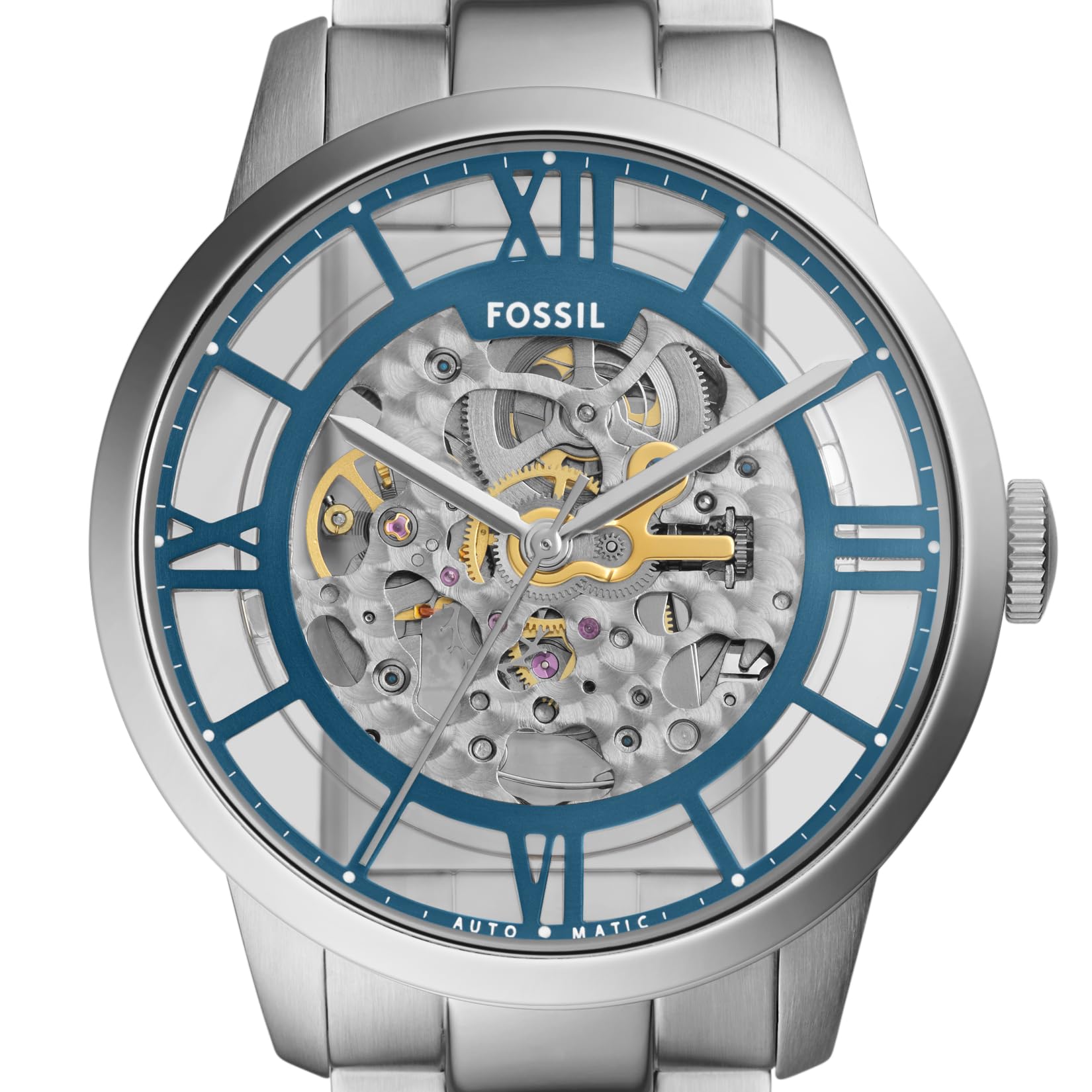 Snapklik.com : Fossil Mens Townsman Automatic Stainless Steel And ...