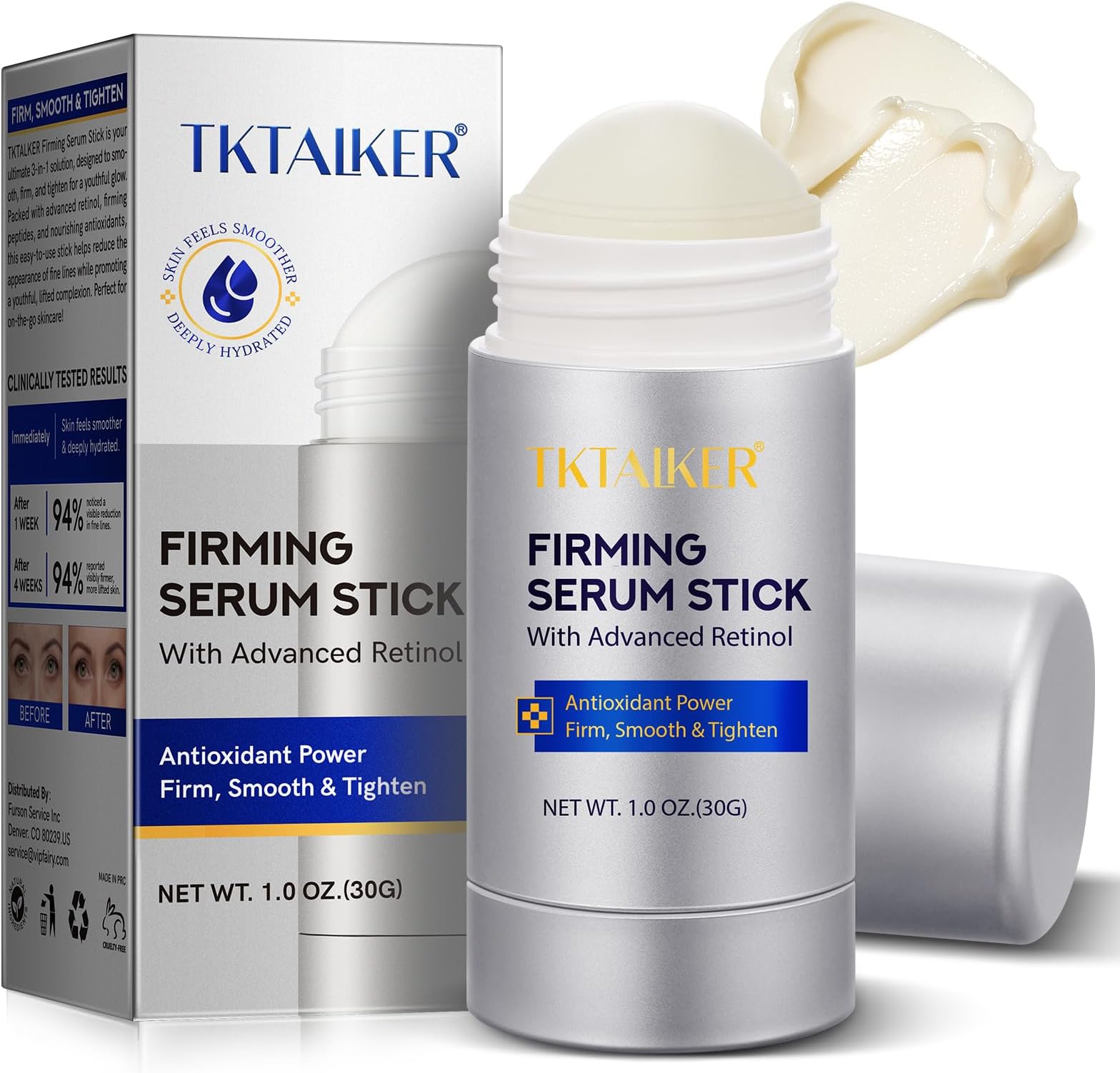 Amazon.com: RoC Derm Correxion Advanced Retinol Firming Serum Stick ...