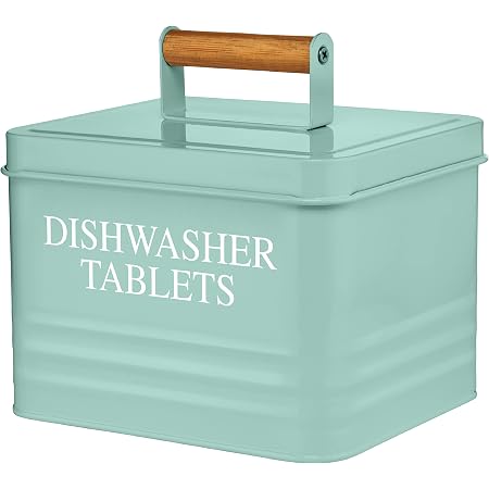 Amazon.com: AuldHome Dishwasher Pod Holder, Tablet Container; White ...