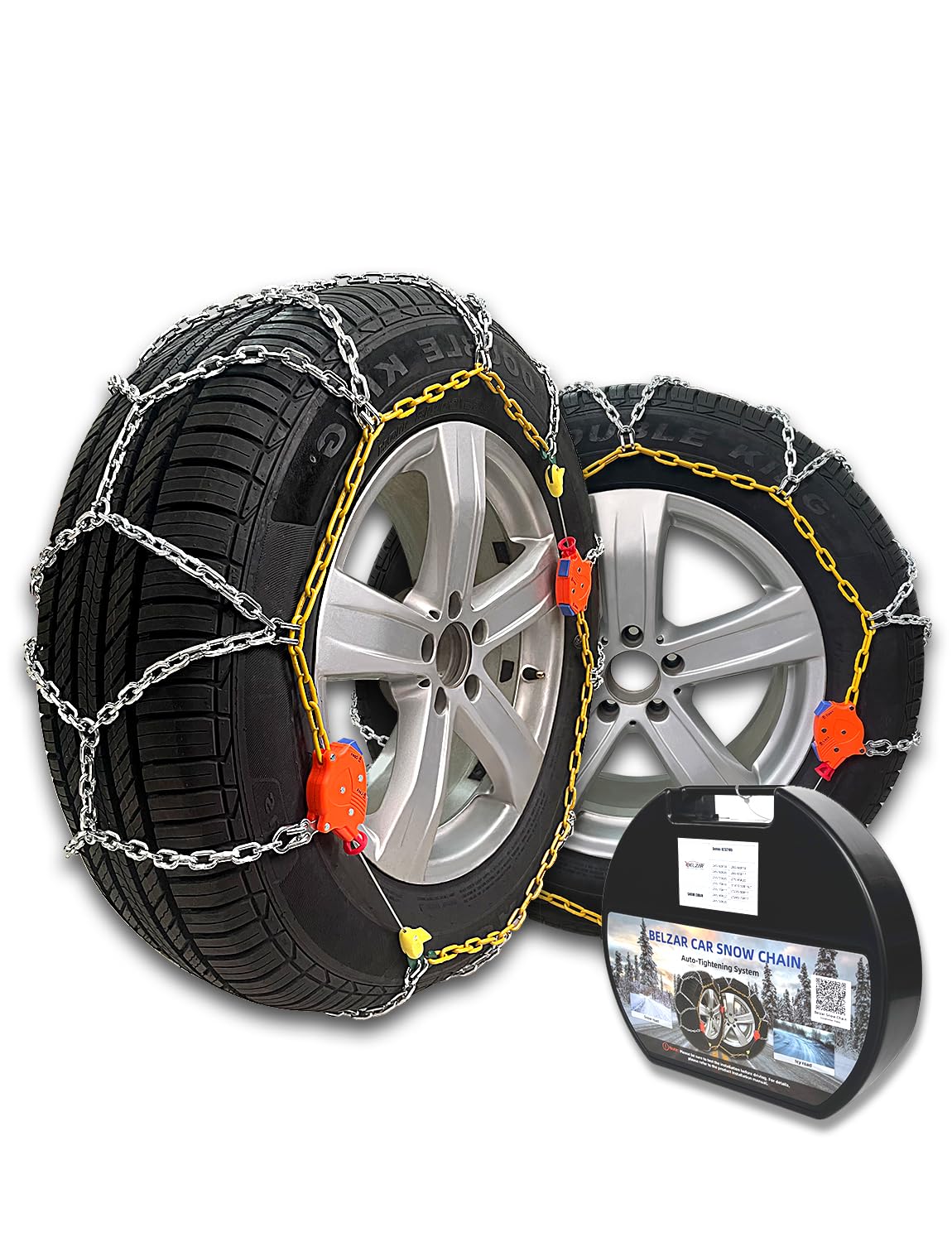 Amazon.com: Auto Tightening Snow Chains 2025 - Alloy Steel Tire Chains ...