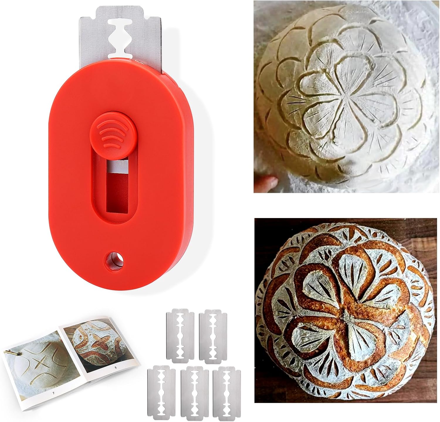 Amazon.com: Vodolo Bread Lame Dough Scoring Tool,1PCS Sourdough Bread ...