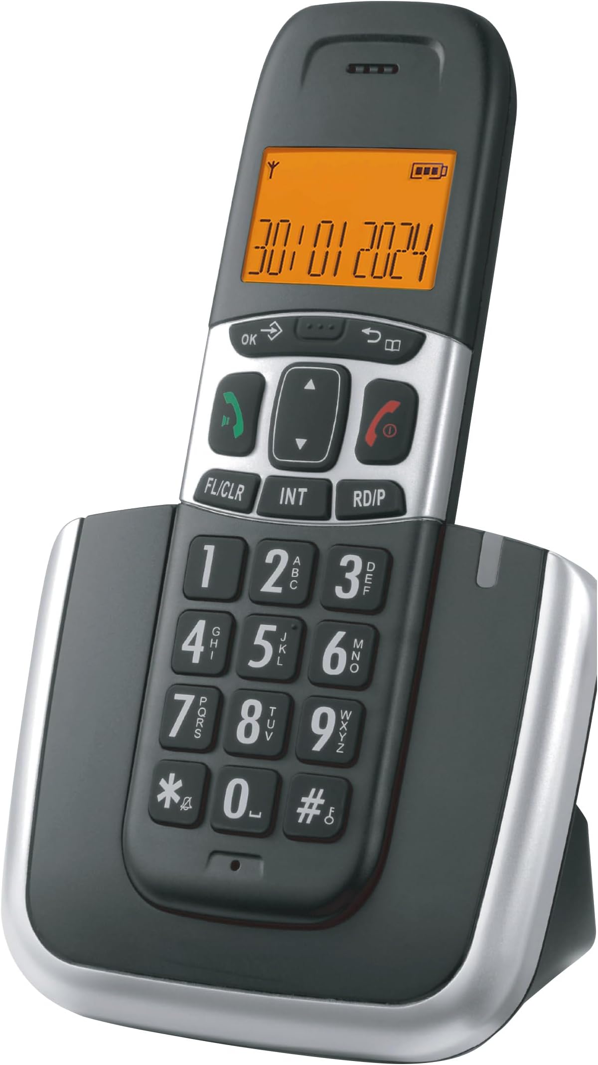 Amazon.com : VTech DECT 6.0 Cordless Phone - Blue Display, Big Buttons ...