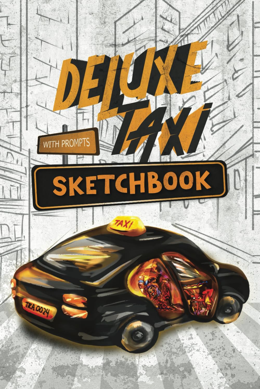 Amazon.com: Deluxe Taxi Sketchbook: This is a Deluxe Taxi cab. You are ...