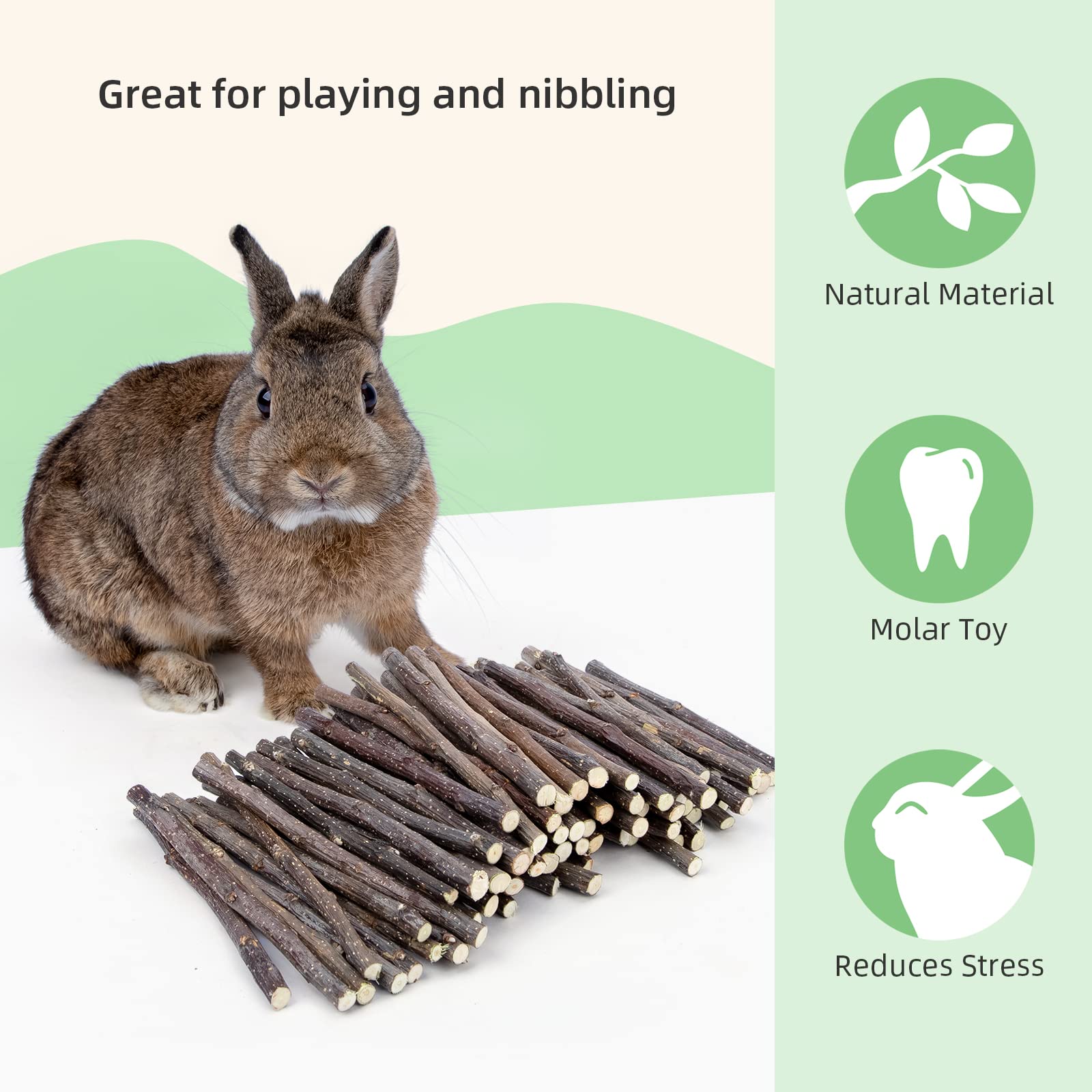 Snapklik.com : Niteangel Apple Sticks Natural Chew Toys For Rabbits ...