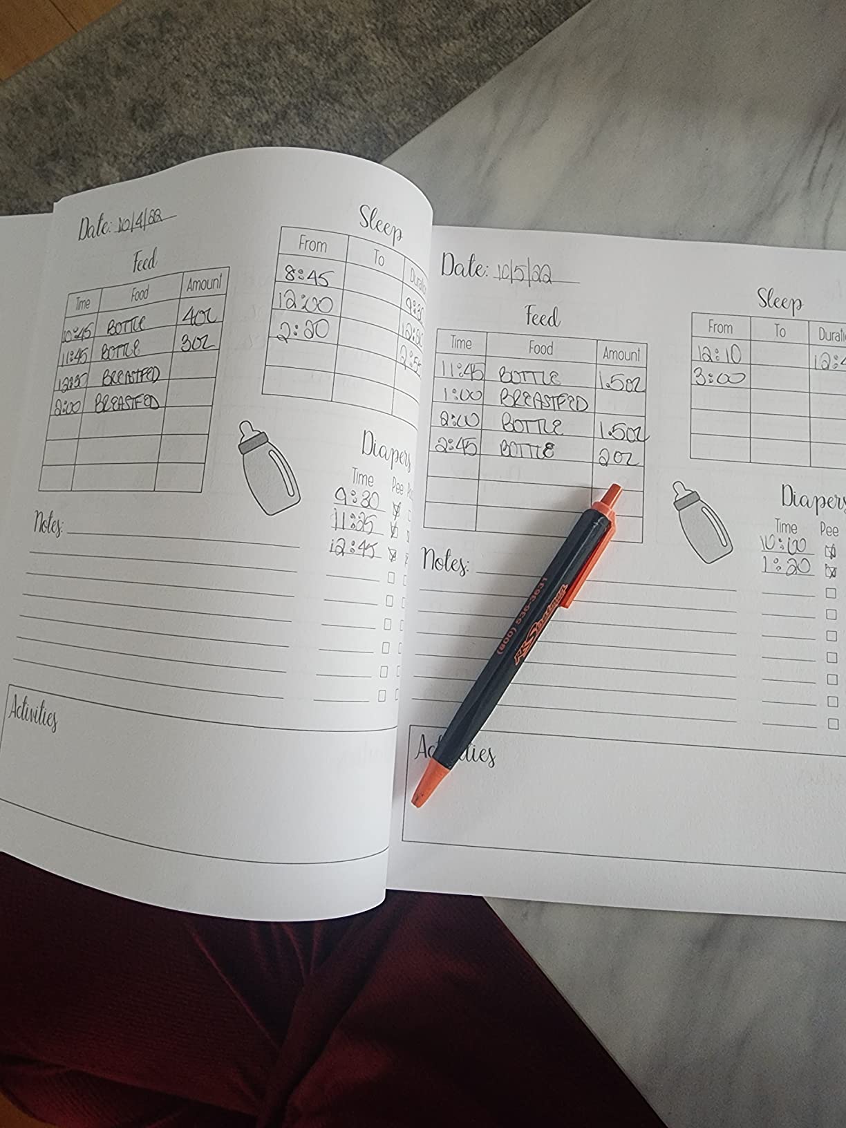 $2/mo - Finance Nanny Daily Log: All-In-One Daily Routine Tracker For ...