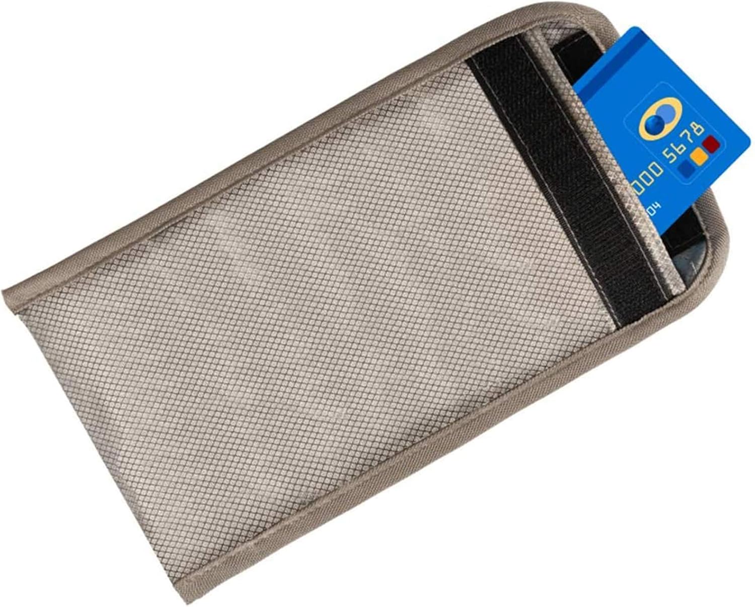 ZCVB Anti-Radiation Cellular Phone Pouch Silver Fiber Faraday Bag RFID ...