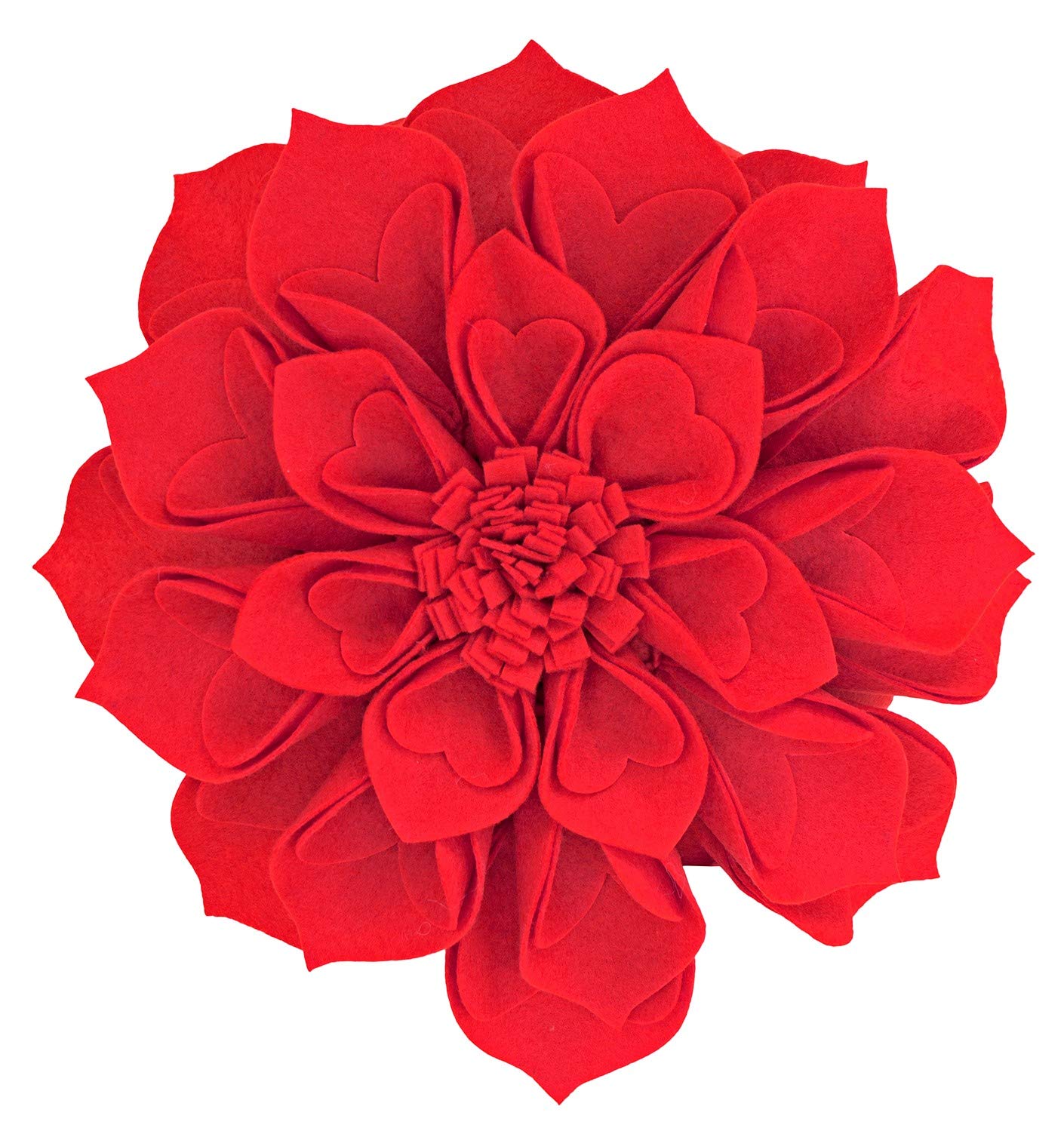 Amazon.com: Fennco Styles Handmade 3D Heart-Shaped Petals Flower ...