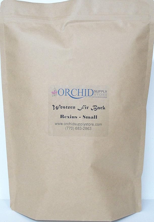 Clear Pots Rexius Douglas Fir Bark for Orchids - Small Chip Size - 1 ...