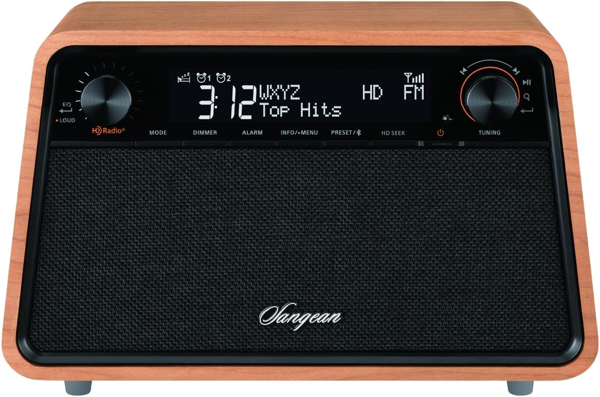 Amazon.com: Sangean HDR-16 HD Radio/FM-Stereo/AM Portable Radio, Black ...