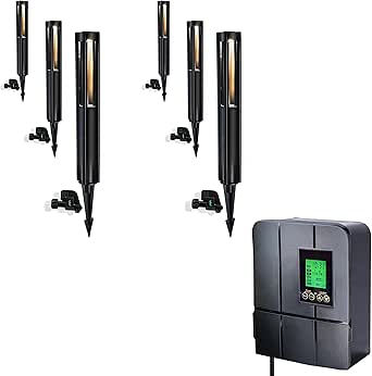 Wohenhao 6 Pack 3W 12V Low Voltage Pathway Lights (Warm White Light ...