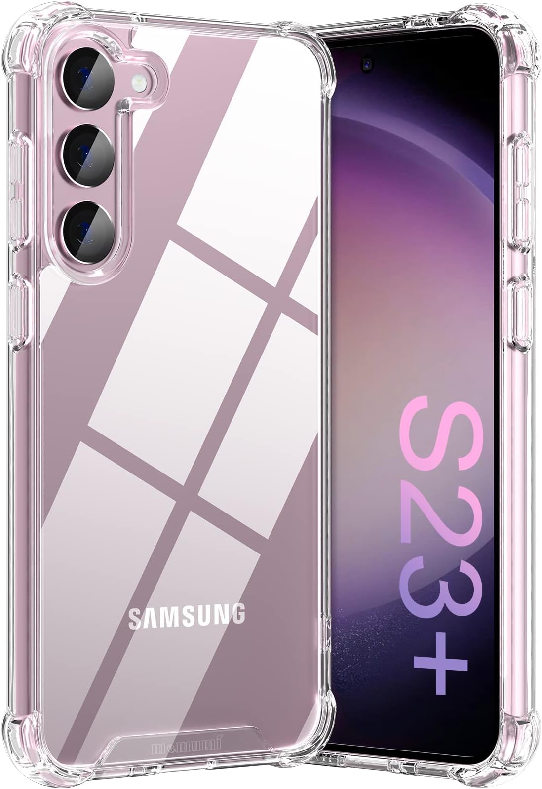 memumi Funda para Samsung Galaxy S23 Plus Transparente Super Claro ...