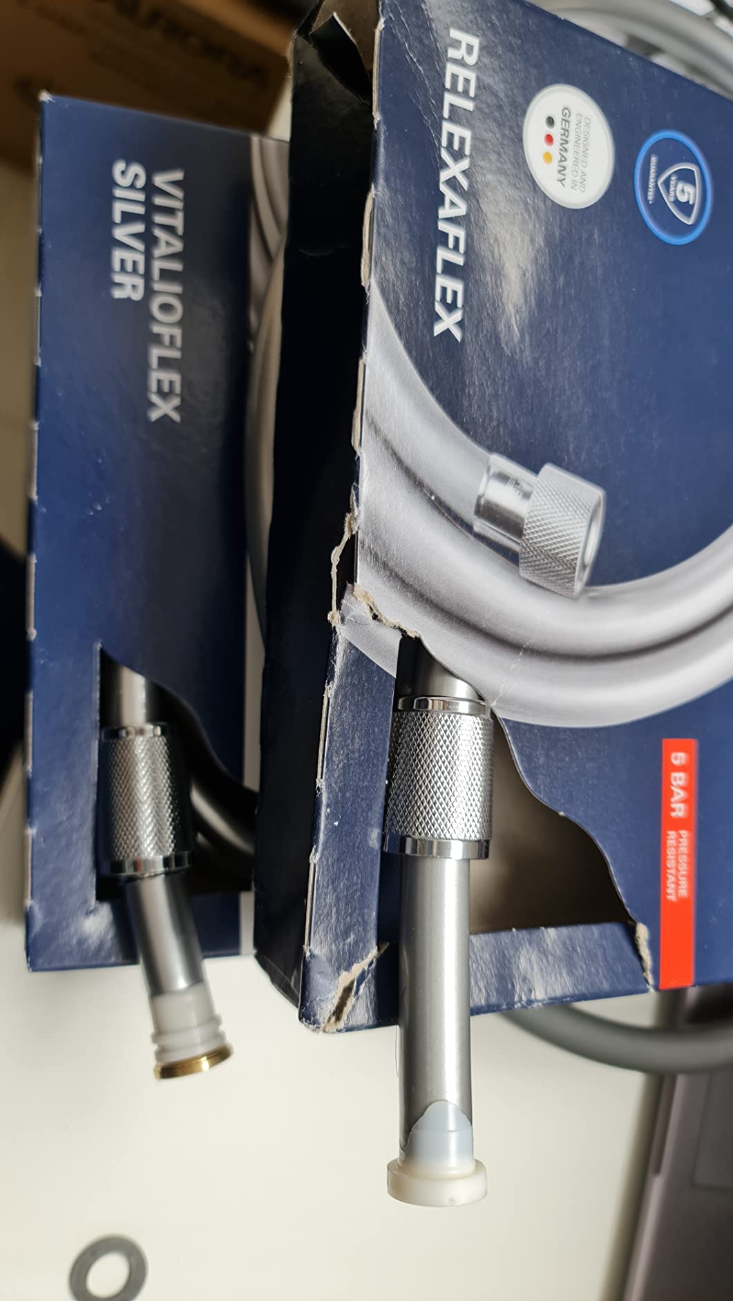 GROHE 28155001 Relexaflex Shower Hose, Chrome, 2000 mm : Amazon.co.uk ...