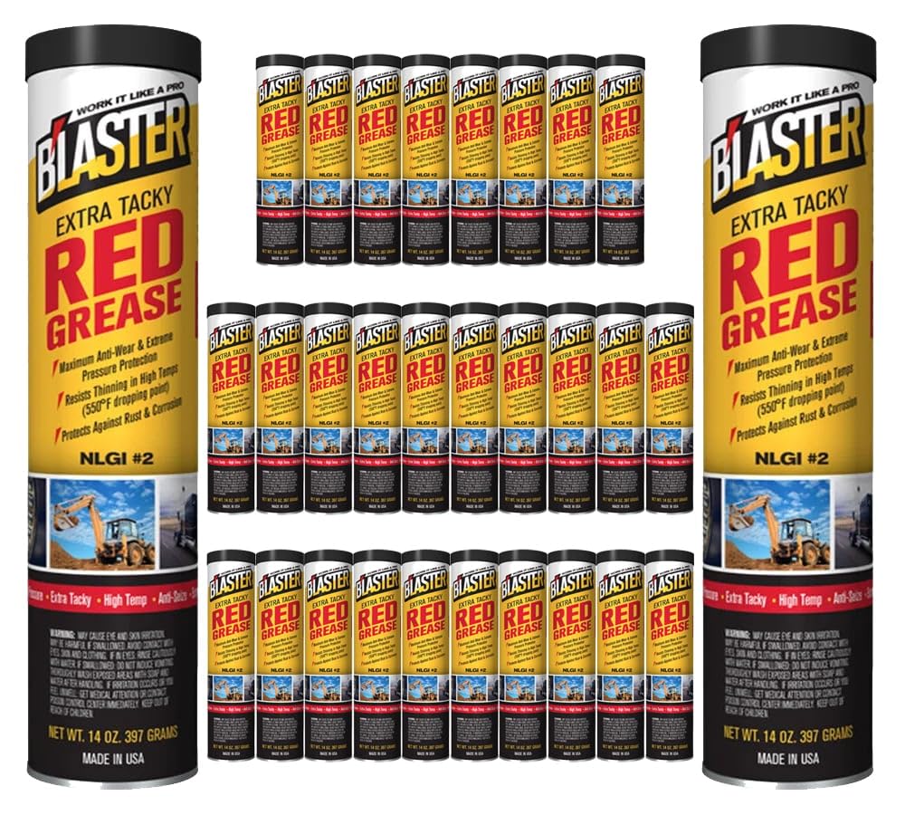 Amazon.com: B'laster (30 Pack) Extra-Tacky Grease 14 oz for High Temp ...