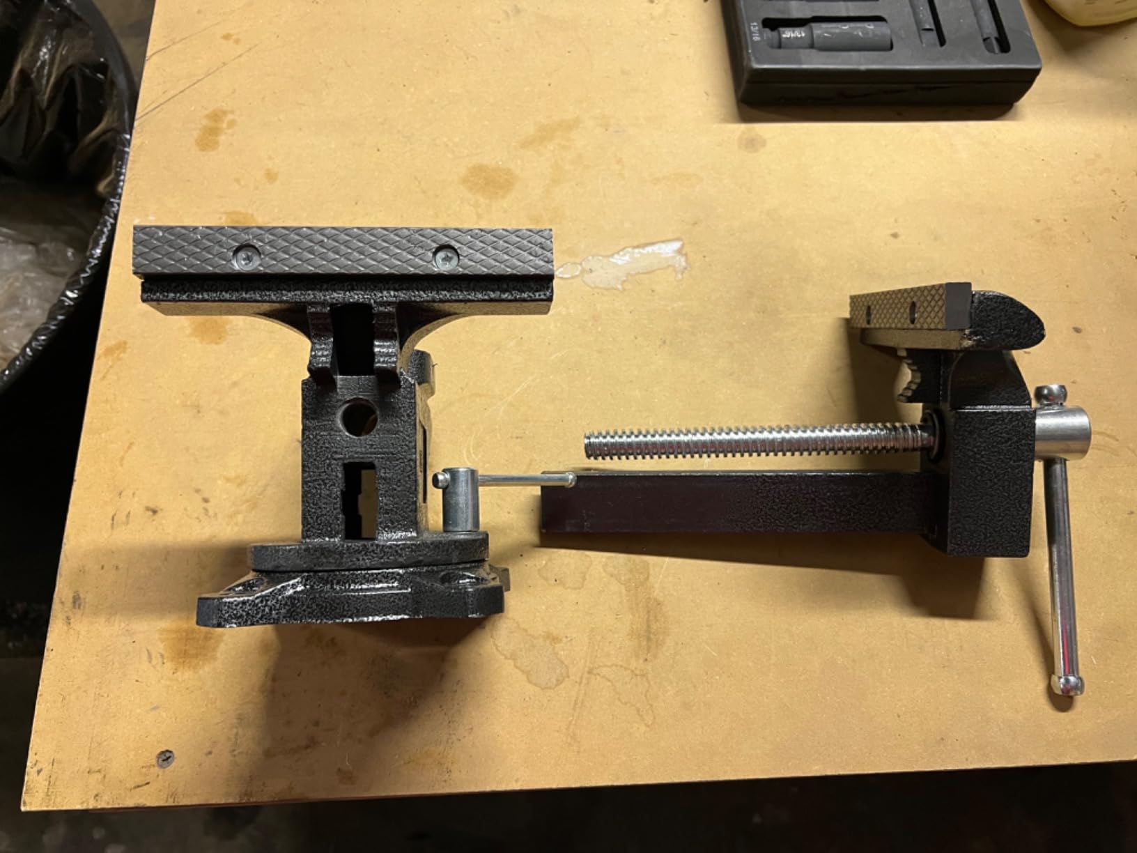 $14/mo - Finance Bench Vise 6” - Table Vice For Workbench, Utility Vise ...