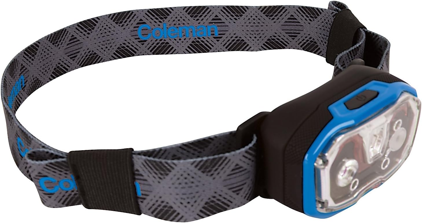 Coleman 300 Lumens Overmolded Head Torch with Kinesix Hands Free ...