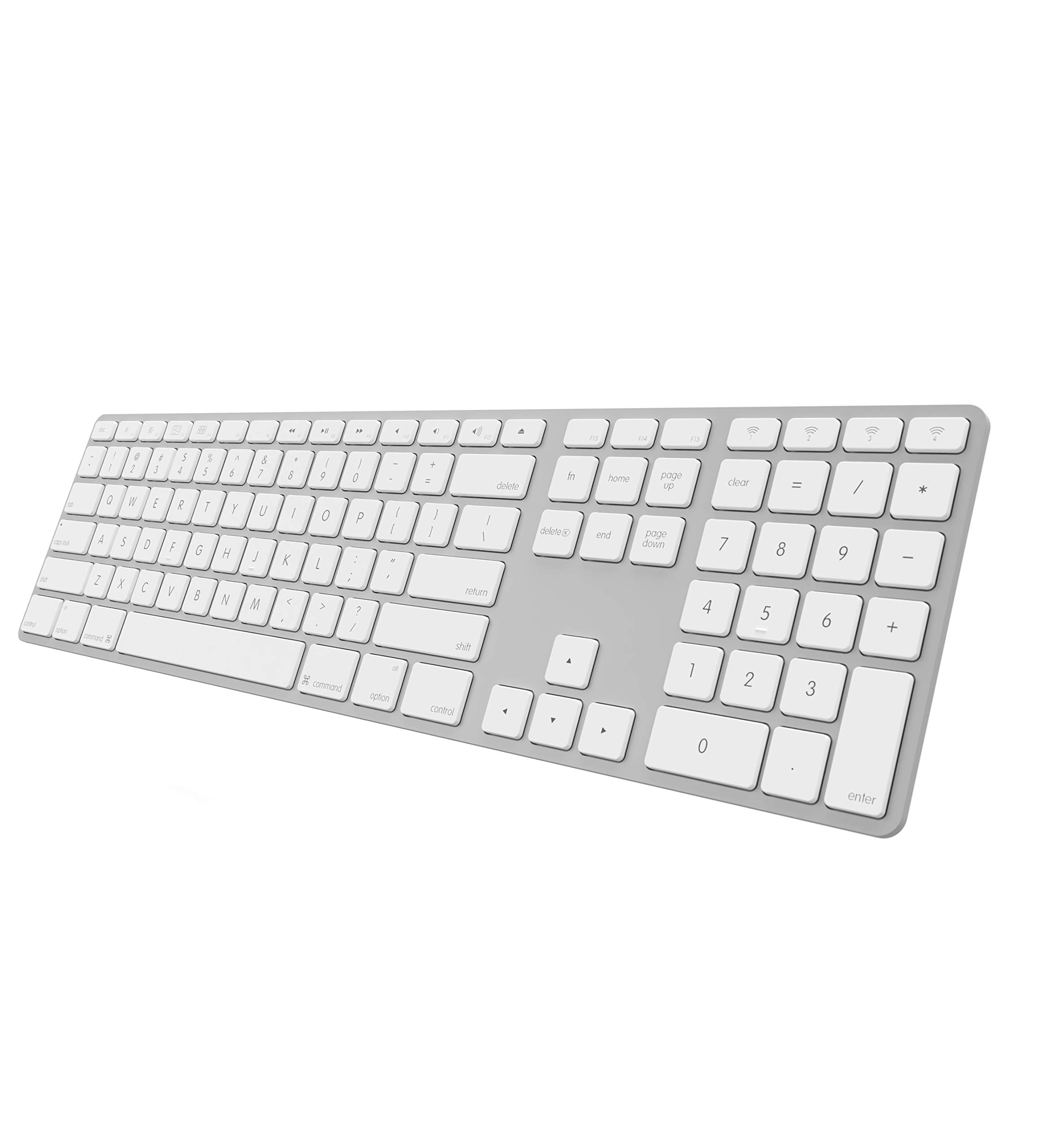 Amazon.com: Matias FK418BTS Bluetooth Wireless Aluminum Keyboard with ...