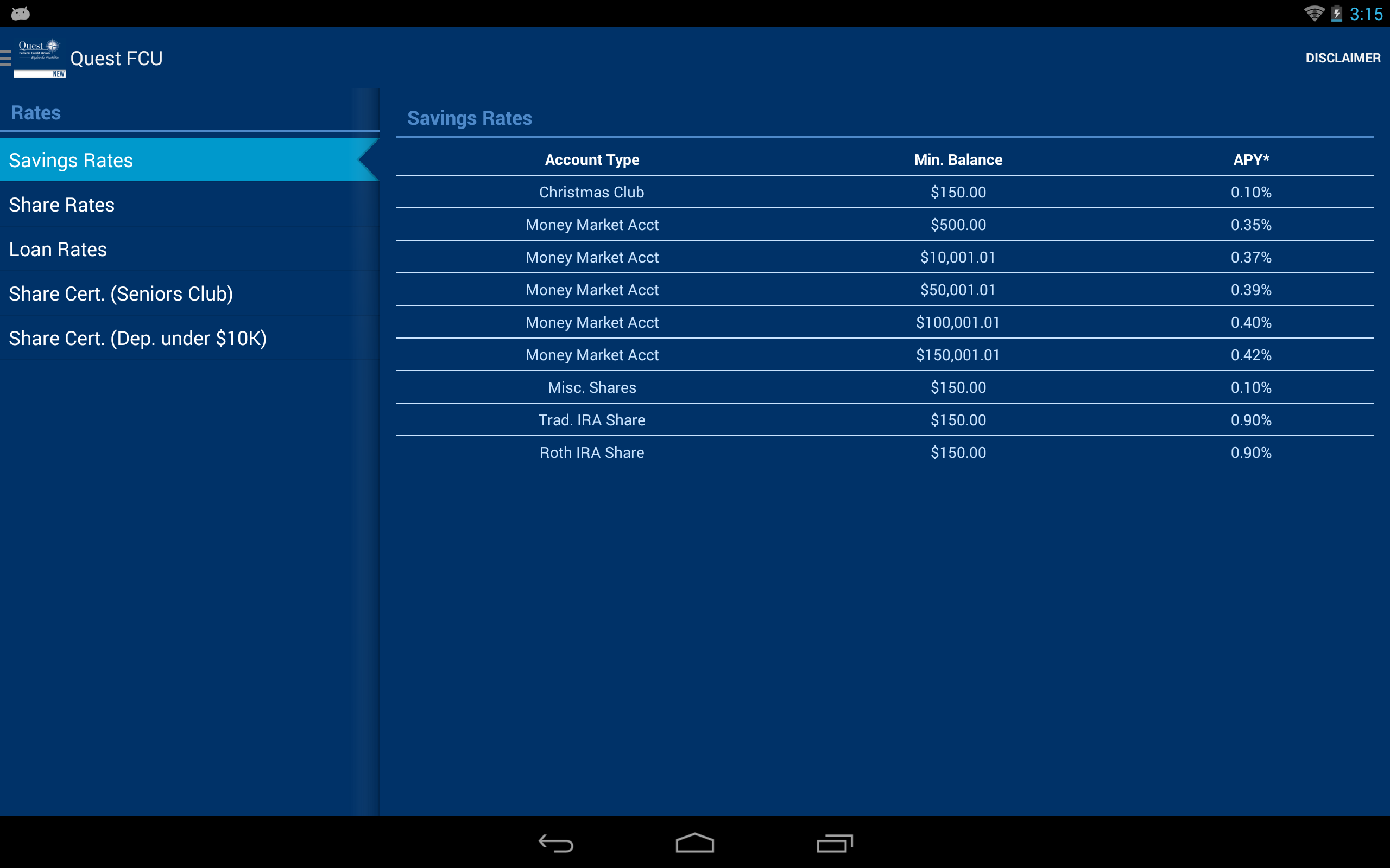 Quest Federal Credit Union:Amazon.com:Appstore for Android