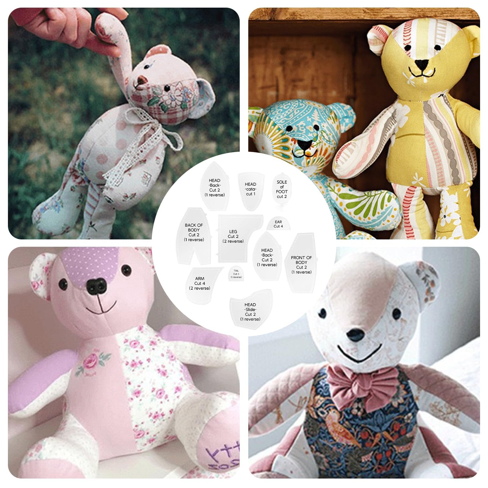 Memory Teddy Bear Sewing Pattern