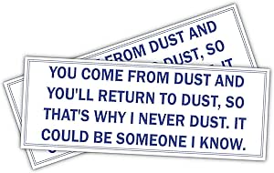 Amazon.com - (x2) You Come from dust and You'll Return to dust | Funny ...