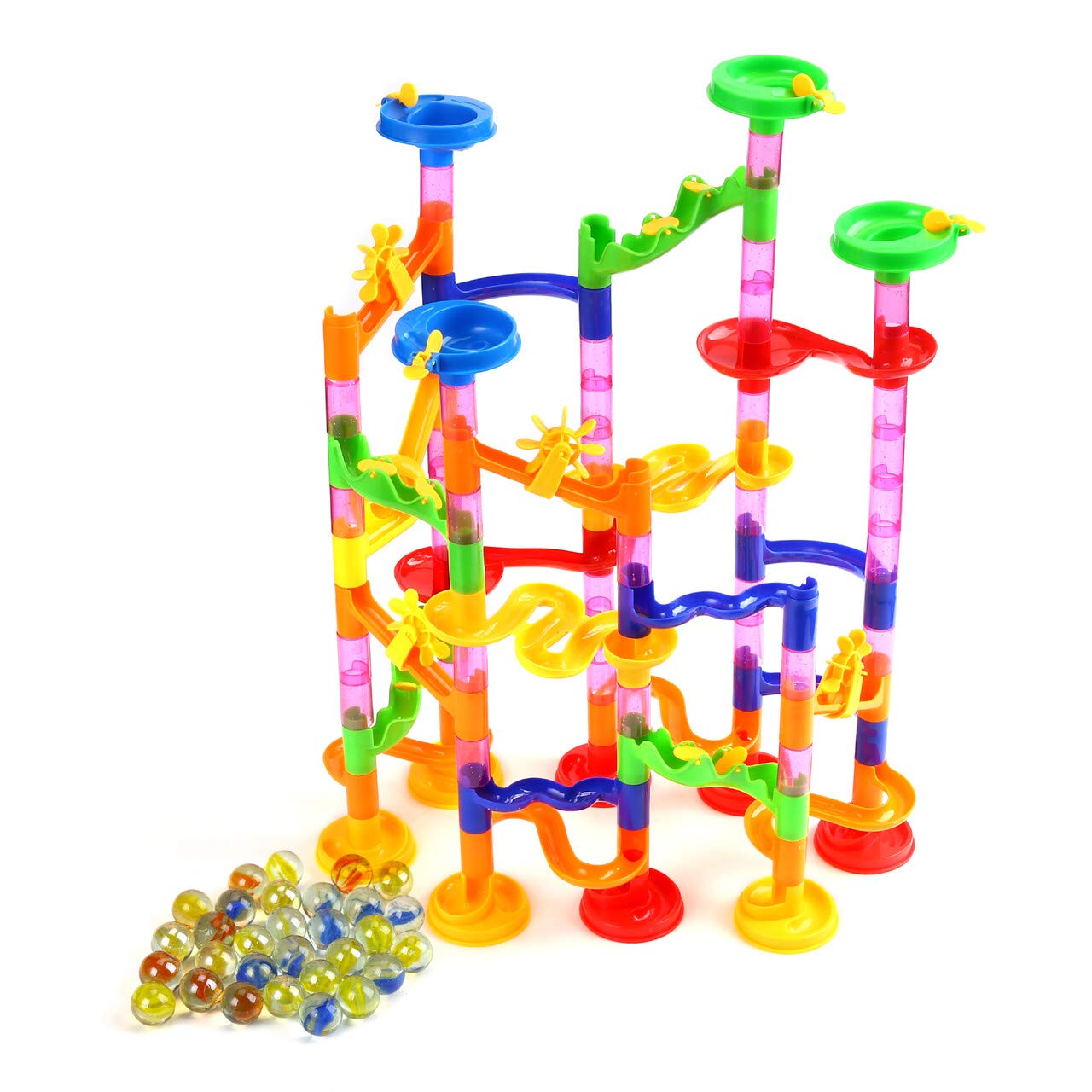 Buy Powerextra Marble Run Marble Run For 5 Year Olds With 105pcs buy-powerextra-marble-run-marble-run-for-5-year-olds-with-105pcs
