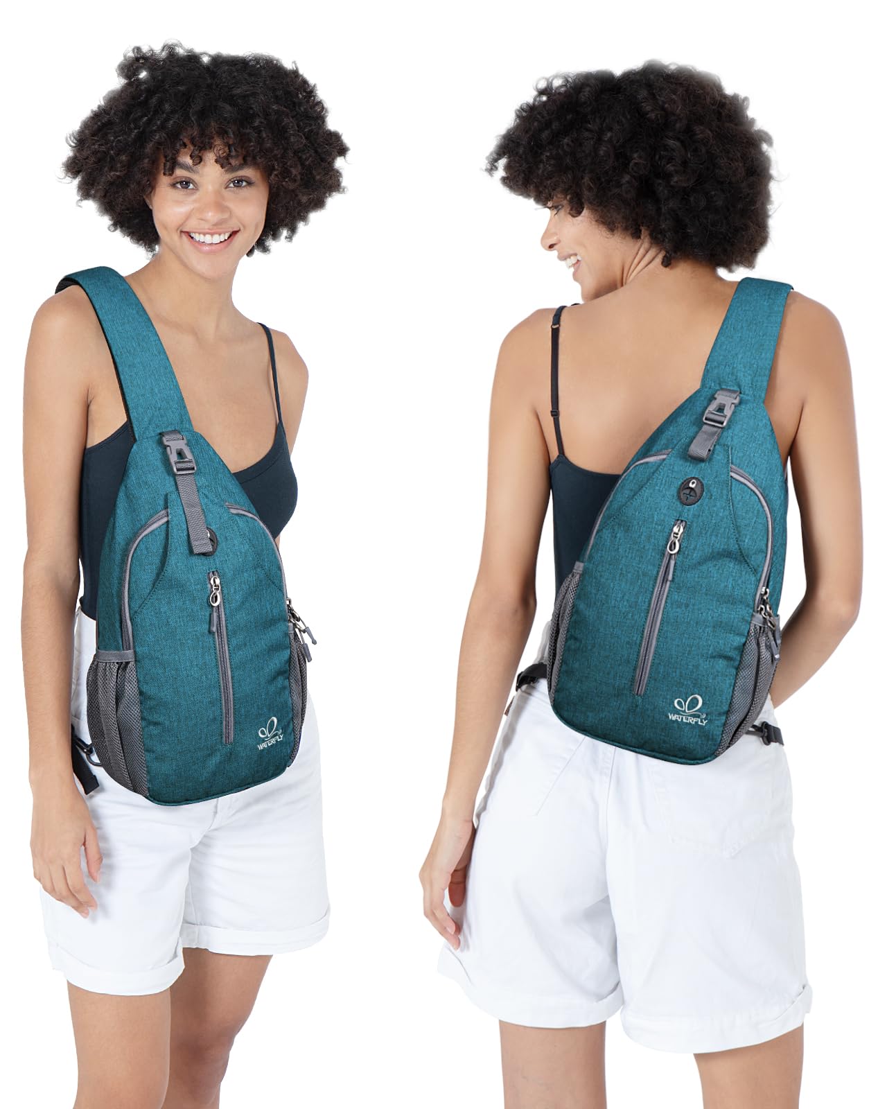 Snapklik.com : WATERFLY Small Hiking Sling Bag: Crossbody Sling ...