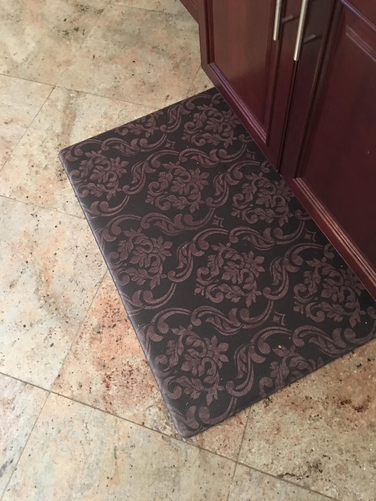 Amazon.com: Chef Gear Chain Damask Anti-Fatigue Comfort Memory Foam ...