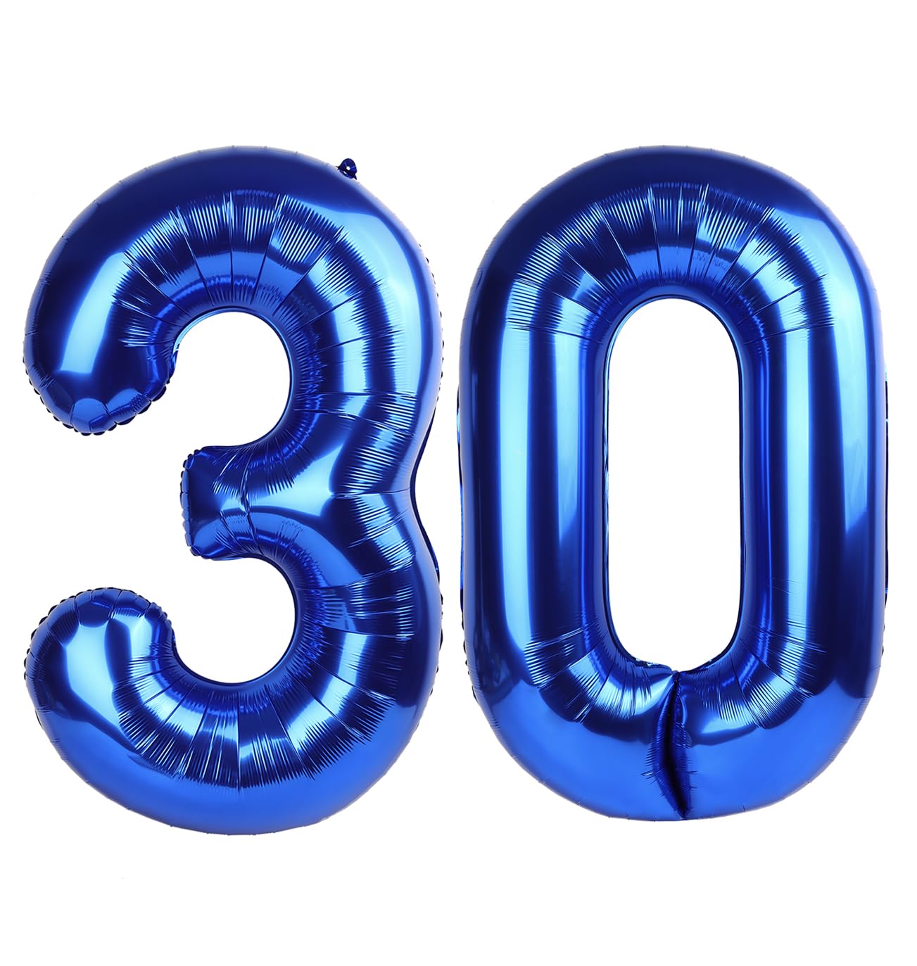 Amazon.com: Navy Blue Number 30 Balloon 40 inch, 30 Number Balloon ...