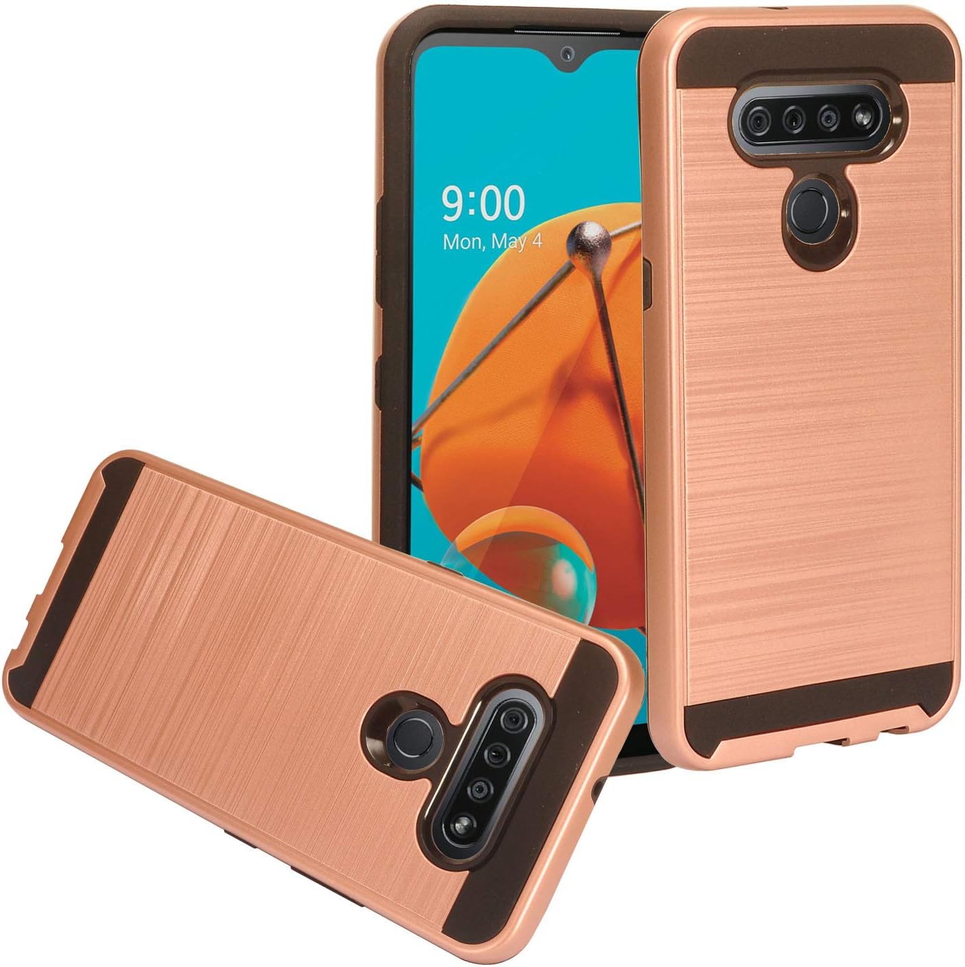 Amazon.com: CELZEN - for LG K51, LG Reflect (LM-K500) - Brushed Style ...