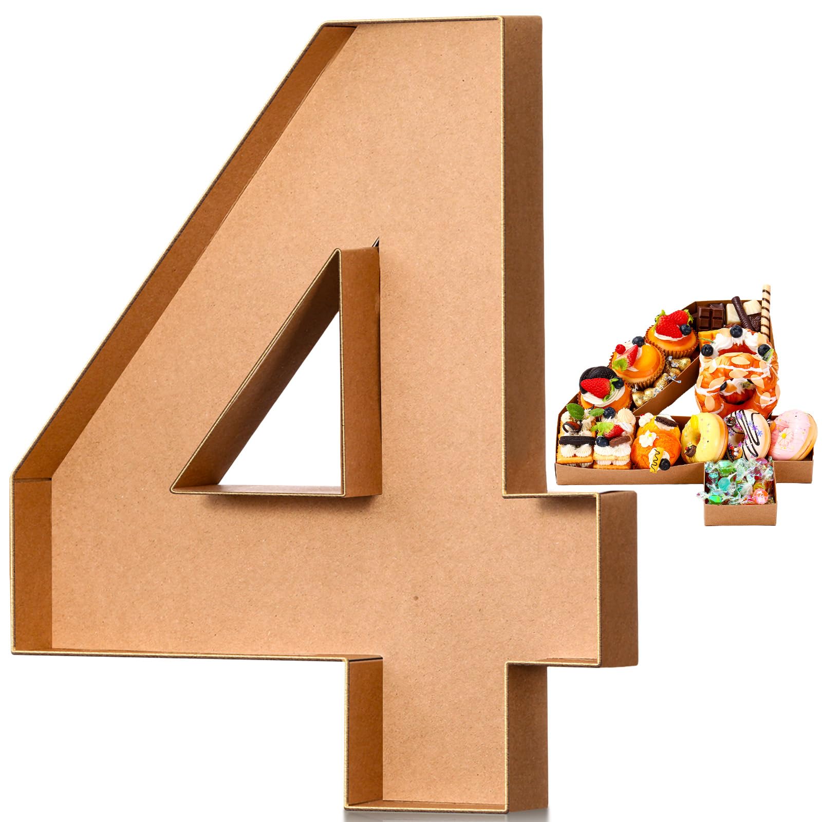 Snapklik.com : Mifoci 13.7" Cardboard Number For Charcuterie Photo ...