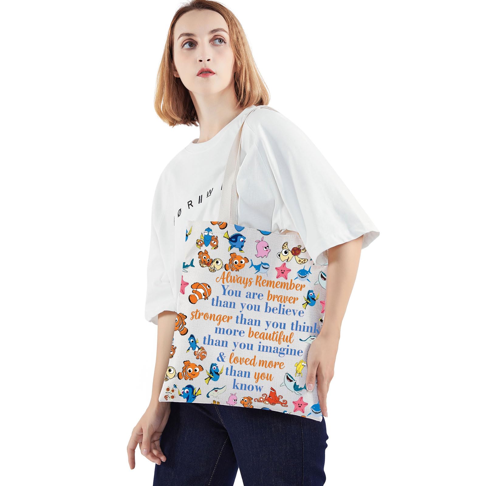 WZMPA Fish Nemo Cosmetic Bag Bruce & Marlin & Crush & Dory & Fans Gift ...